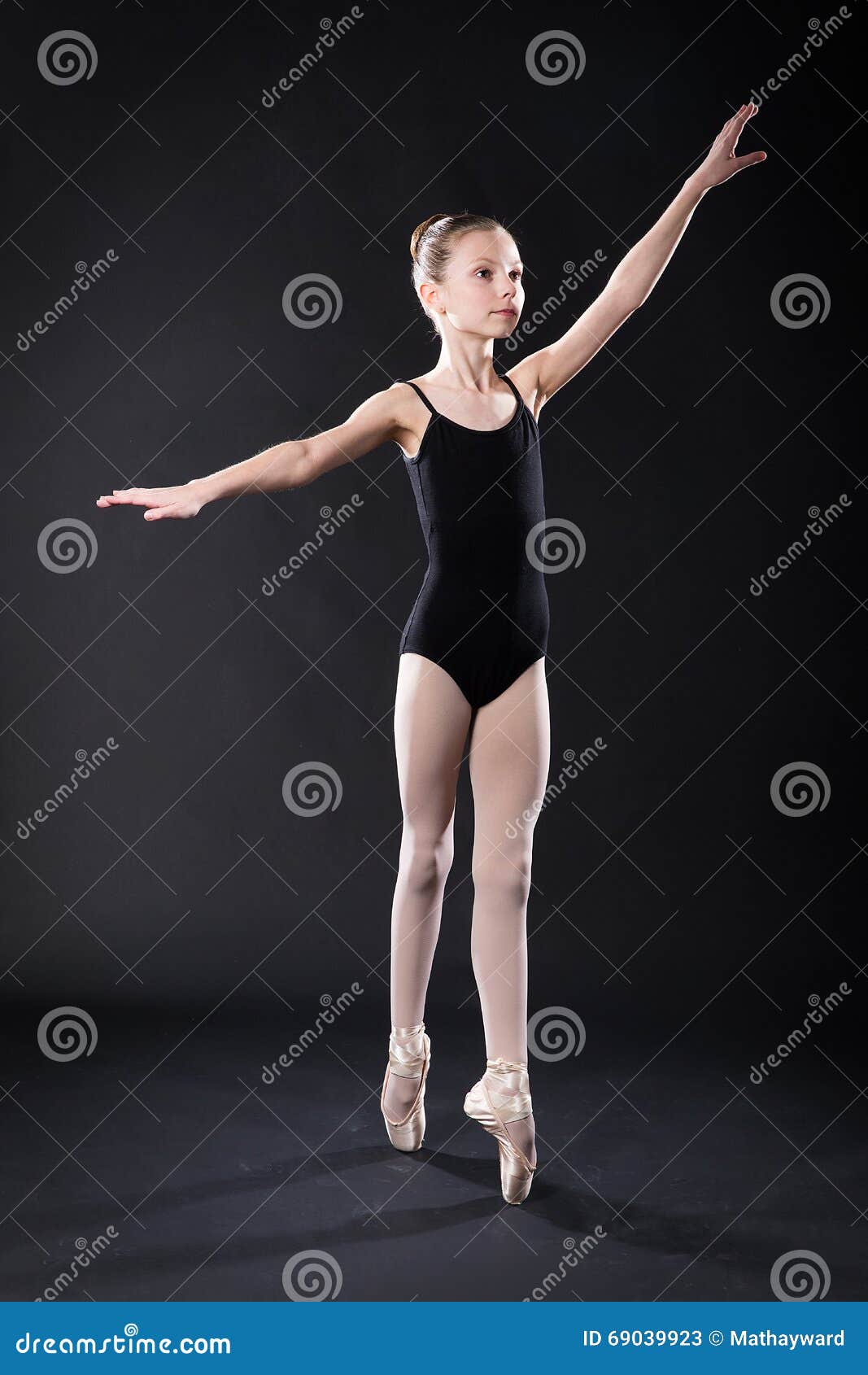 Portrait of Young Ballet Dancer Stock Image - Image of female, happy ...
