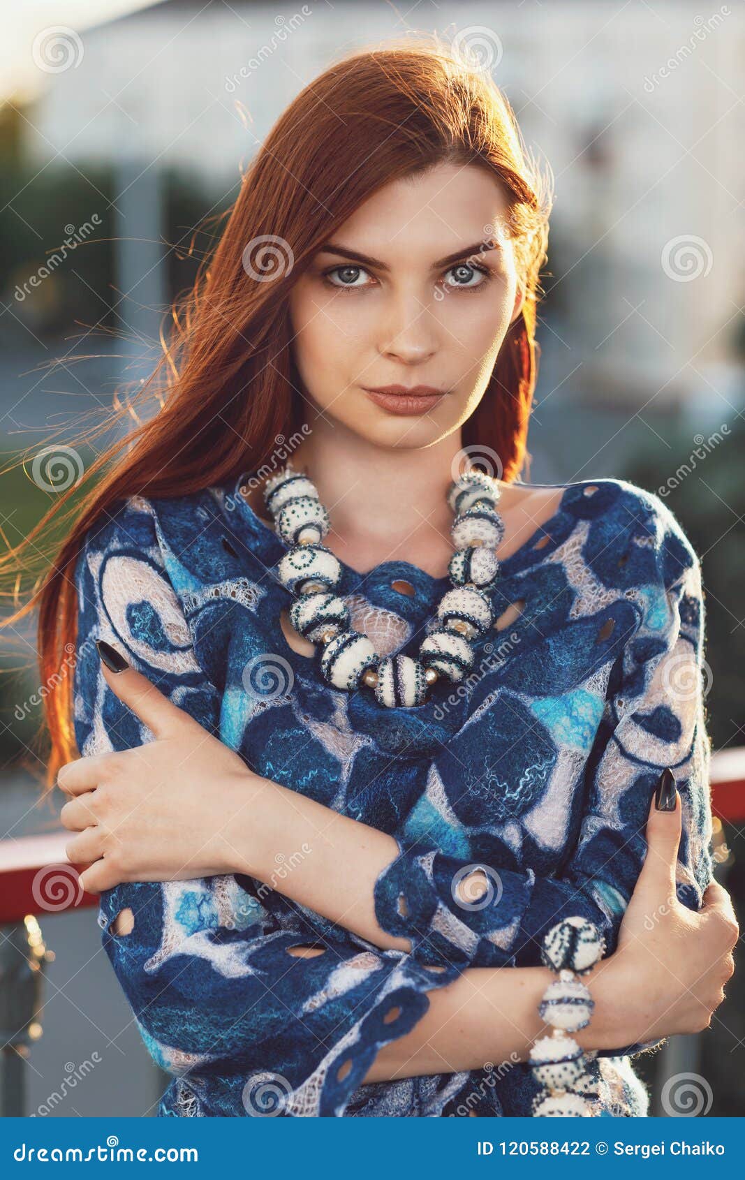 Portrait of a Young Beautiful Girl Looking Directly into the Camera ... Portrait of a Young Beautiful Girl Looking Directly into the Camera ...