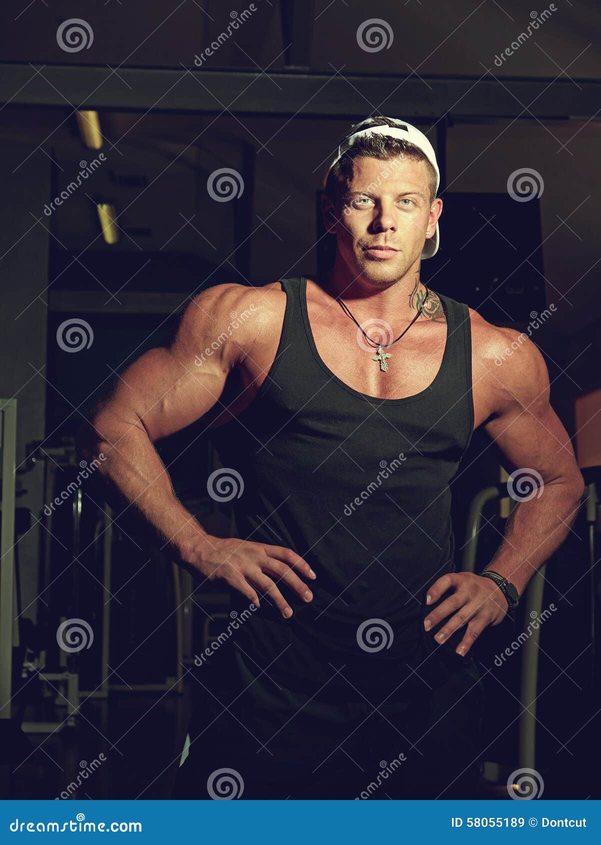 Portrait of a Young Bodybuilder Stock Image - Image of champion ...