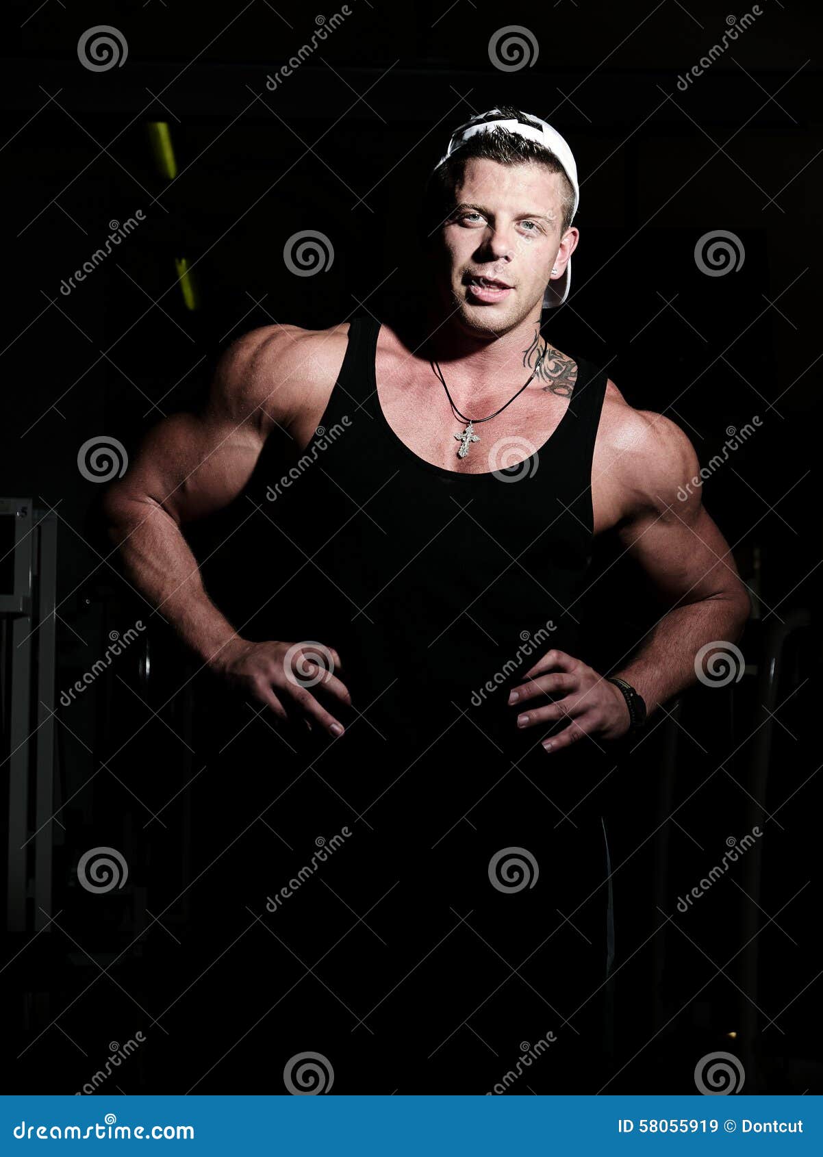 Portrait of a Young Bodybuilder Stock Image - Image of bodybuilder ...
