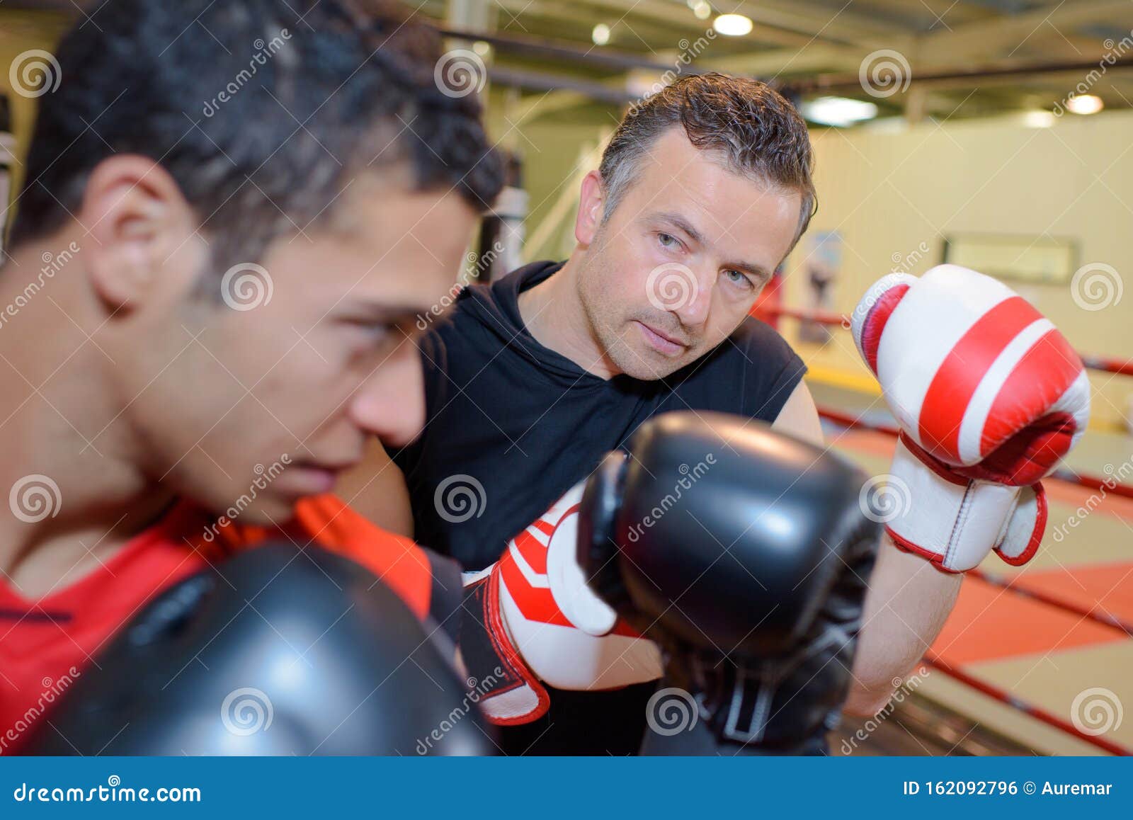 Portrait Young Boxing Student Stock Photo - Image of handsome, punch ...