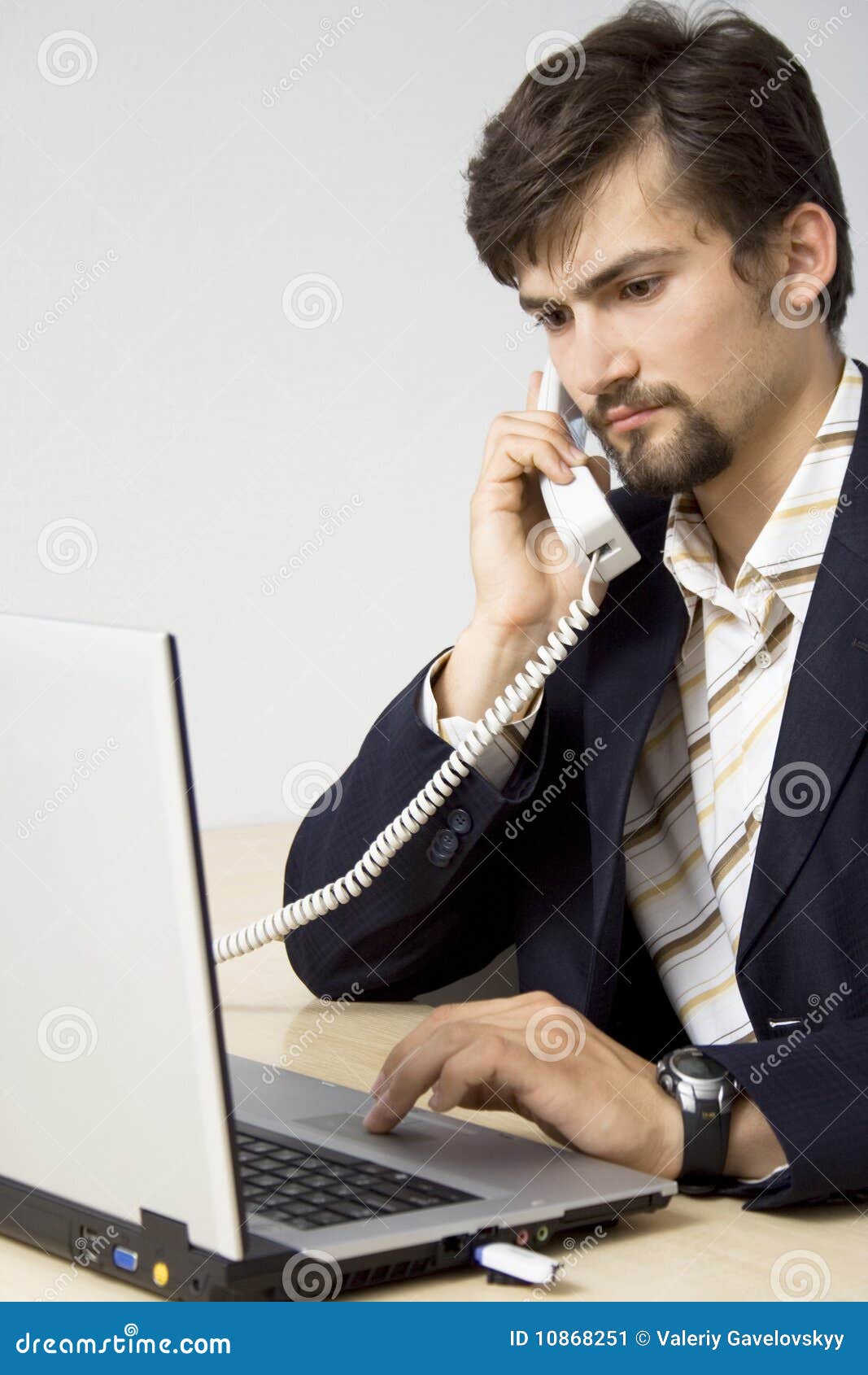 Portrait of Young Business Man Communicating Stock Image - Image of ... Portrait of Young Business Man Communicating Stock Image - Image of ...