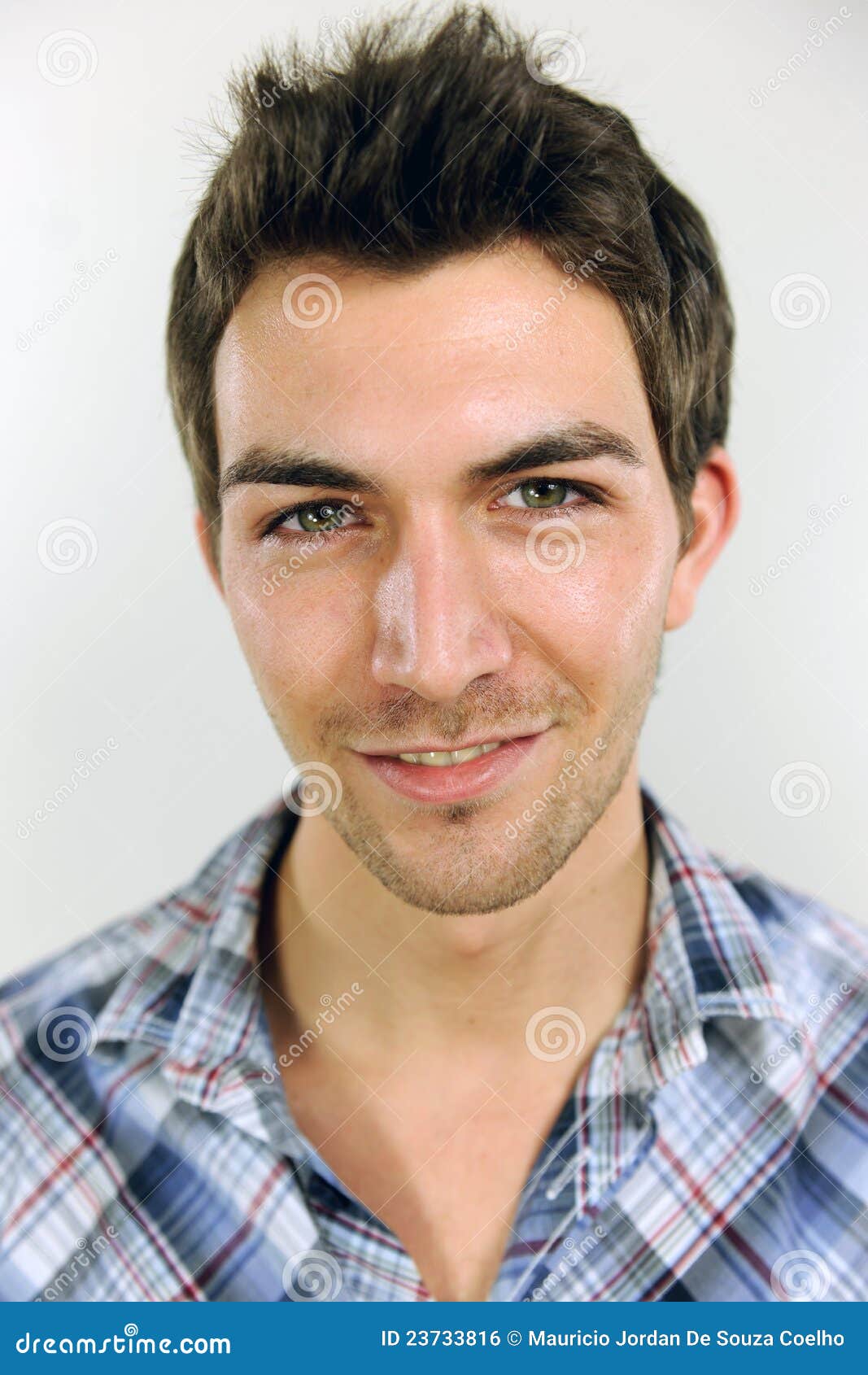 Portrait Of A Young Casual Man Stock Photo - Image of hair, model: 23733816 Portrait Of A Young Casual Man Stock Photo - Image of hair, model: 23733816