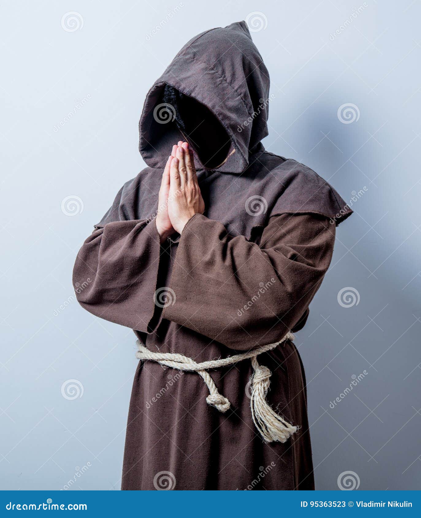 Portrait of Young Catholic Monk Stock Image - Image of catholic ...