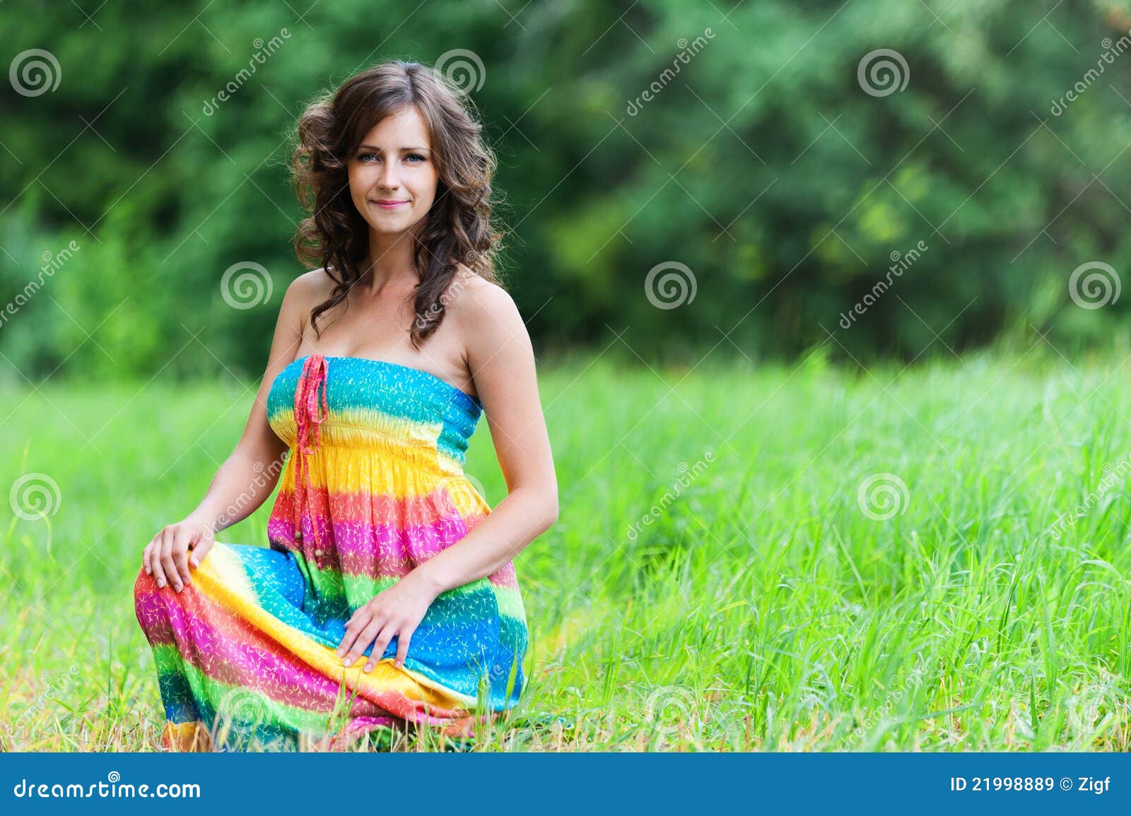 Portrait Young Charming Woman Stock Image - Image of leisure, friendly ...