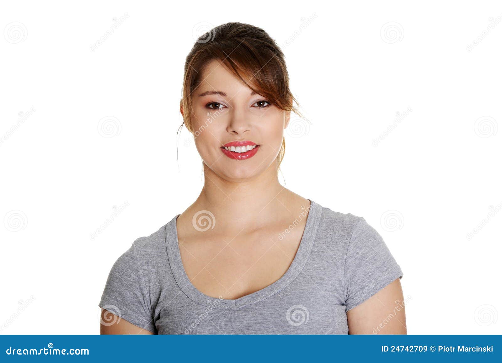 Portrait of a Young Confident Woman Stock Image - Image of plus, female ... Portrait of a Young Confident Woman Stock Image - Image of plus, female ...