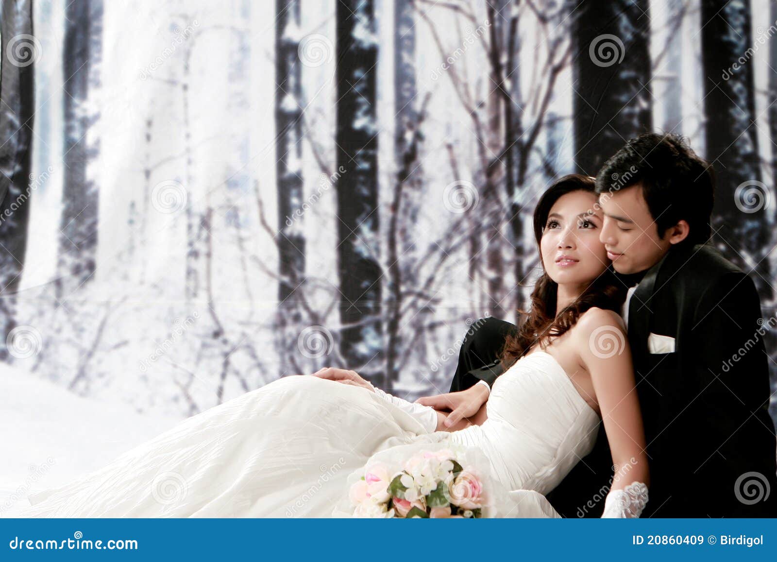 Portrait of Young Couple in Romantic Emotion Stock Image - Image of ...