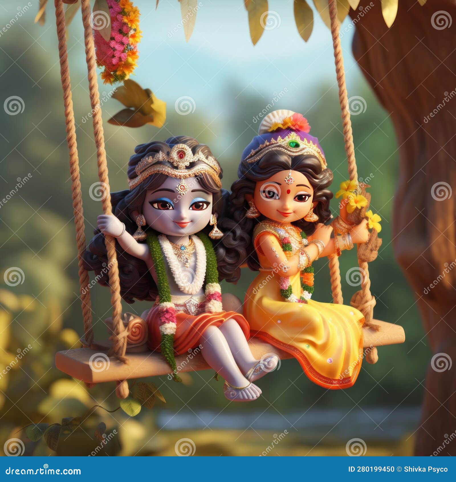 Radha Krishna Swing Sketch Radha Krishna Swing Sketch