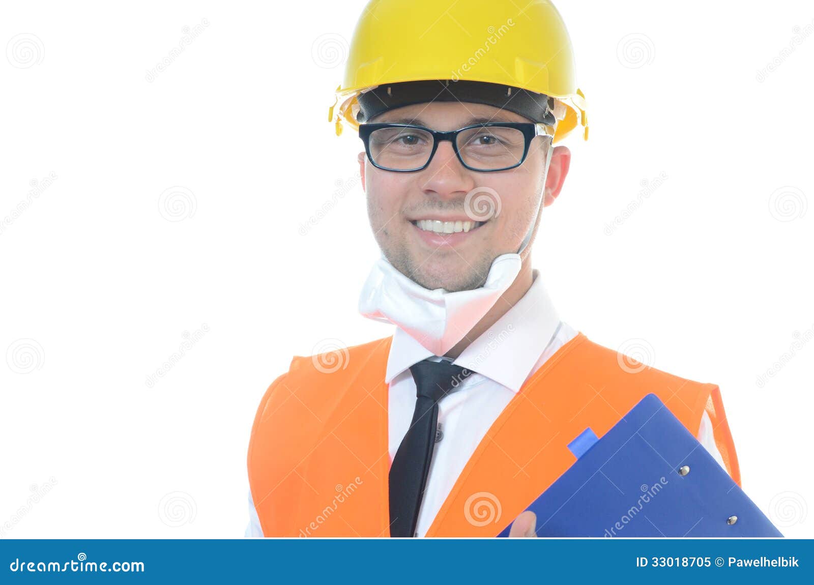 Portrait of young engineer stock image. Image of person - 33018705