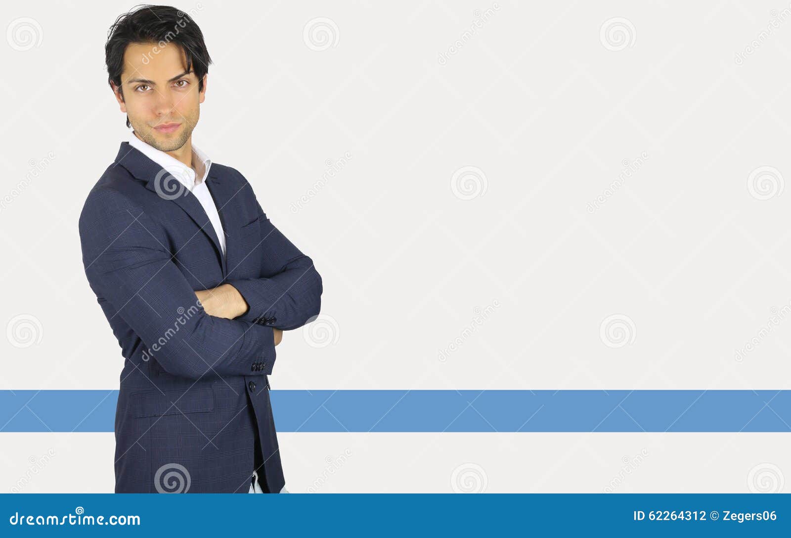 Portrait of a Young Executive Stock Photo - Image of businessman ...