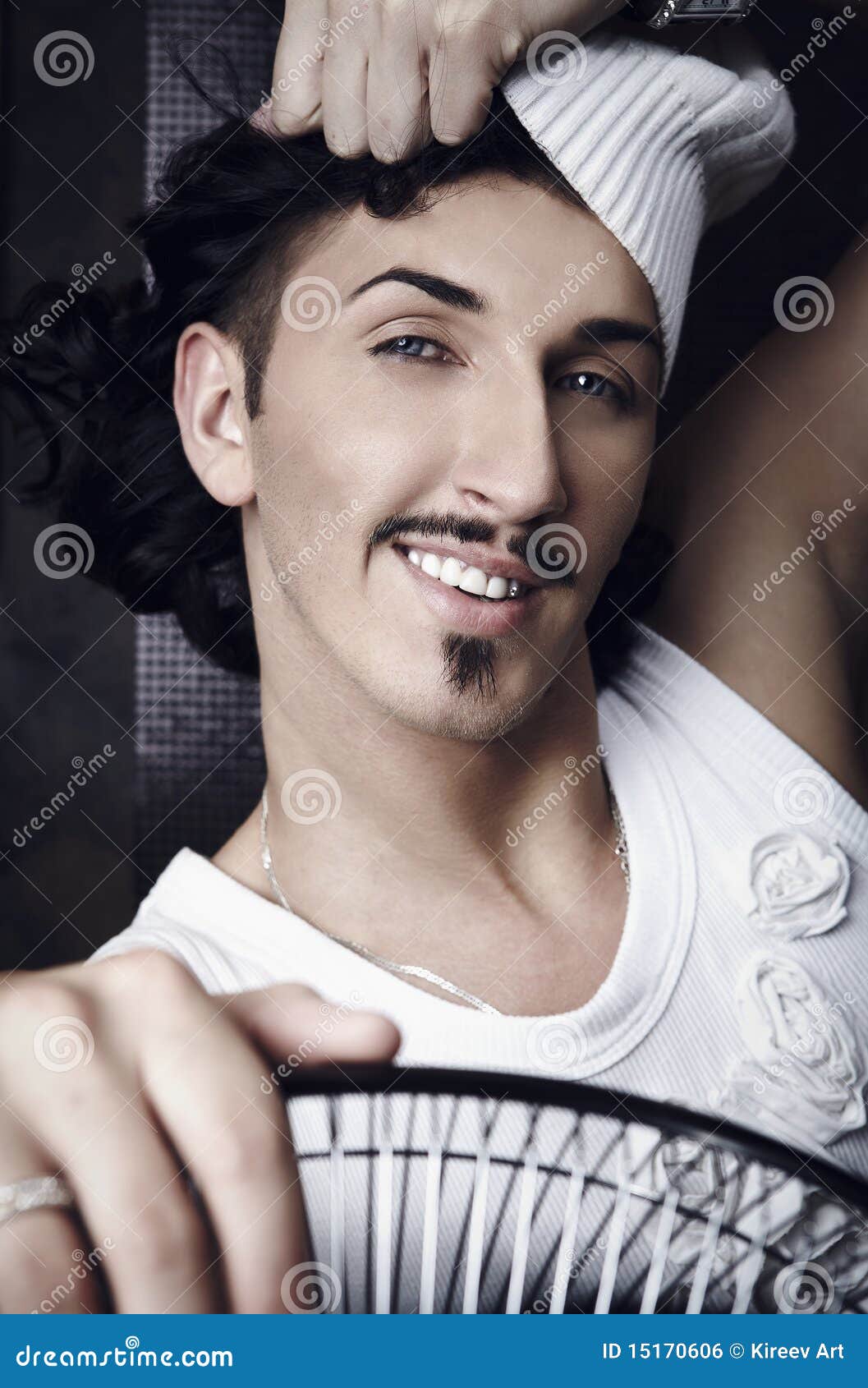 Portrait of Young Fashion Macho. Stock Photo - Image of handsome ...