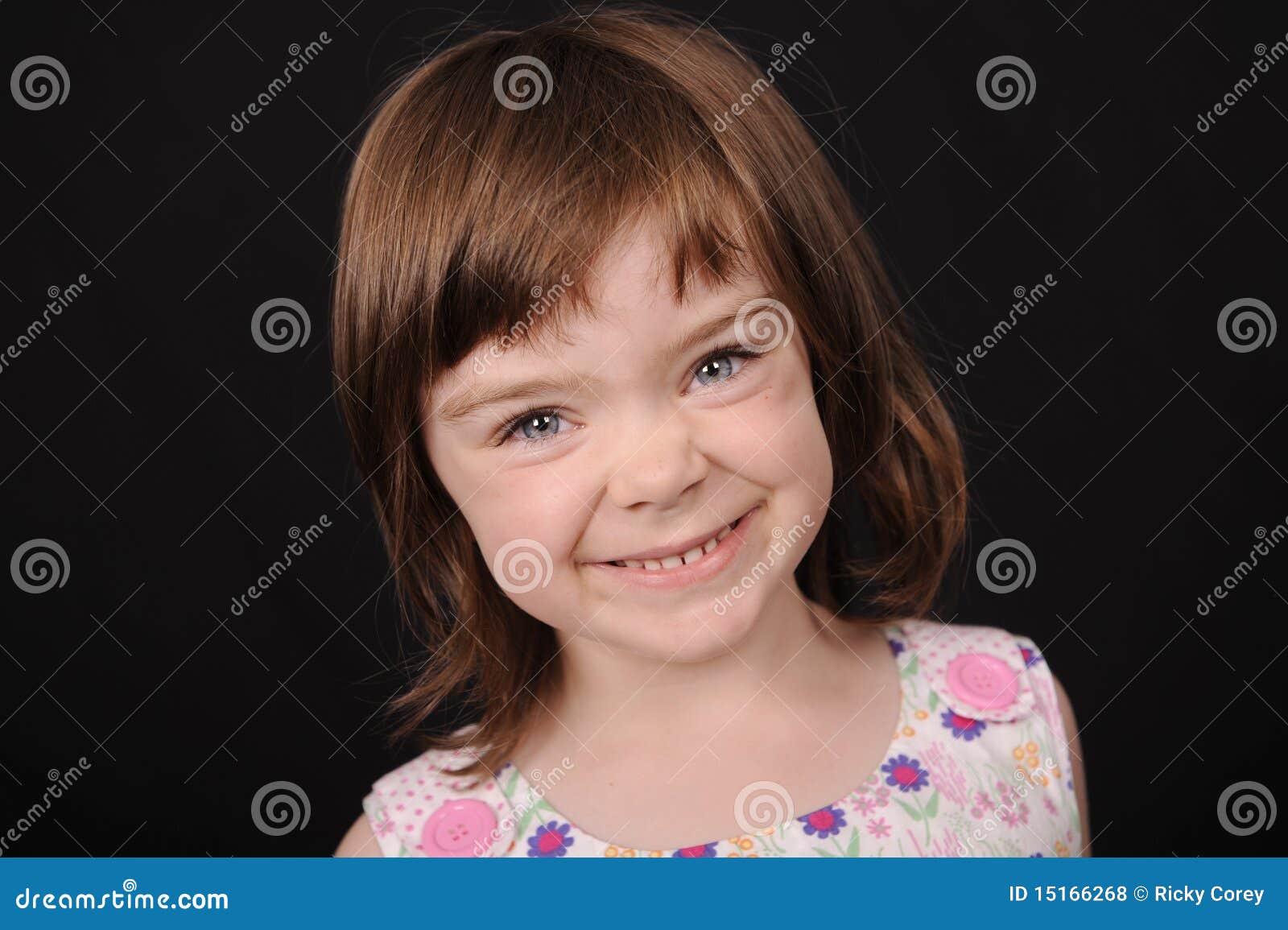 Portrait of a Young Female Child Stock Photo - Image of face, care ...