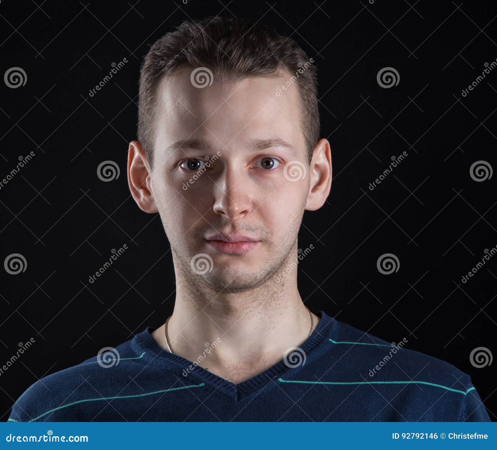 Portrait of Young Friendly Men Stock Photo - Image of black, people ...