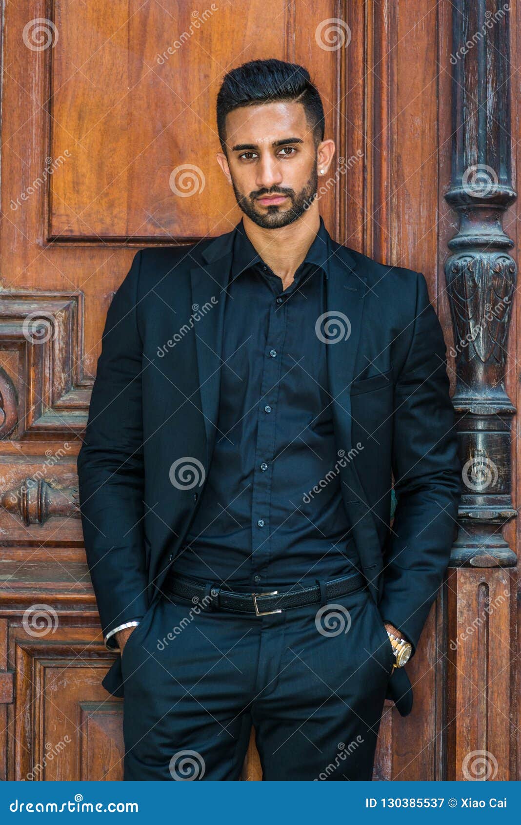 Portrait of Young Handsome East Indian American Businessman with Stock ... Portrait of Young Handsome East Indian American Businessman with Stock ...