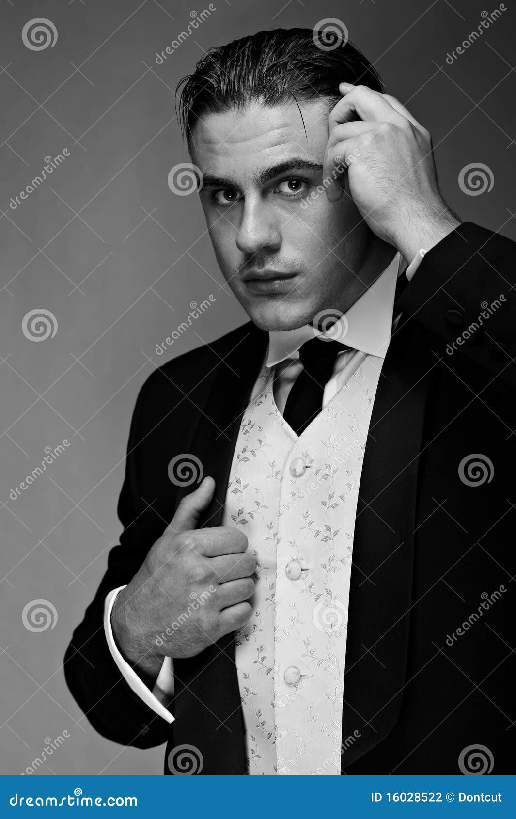 Portrait of Young Handsome Groom in Suit Stock Photo - Image of ... Portrait of Young Handsome Groom in Suit Stock Photo - Image of ...
