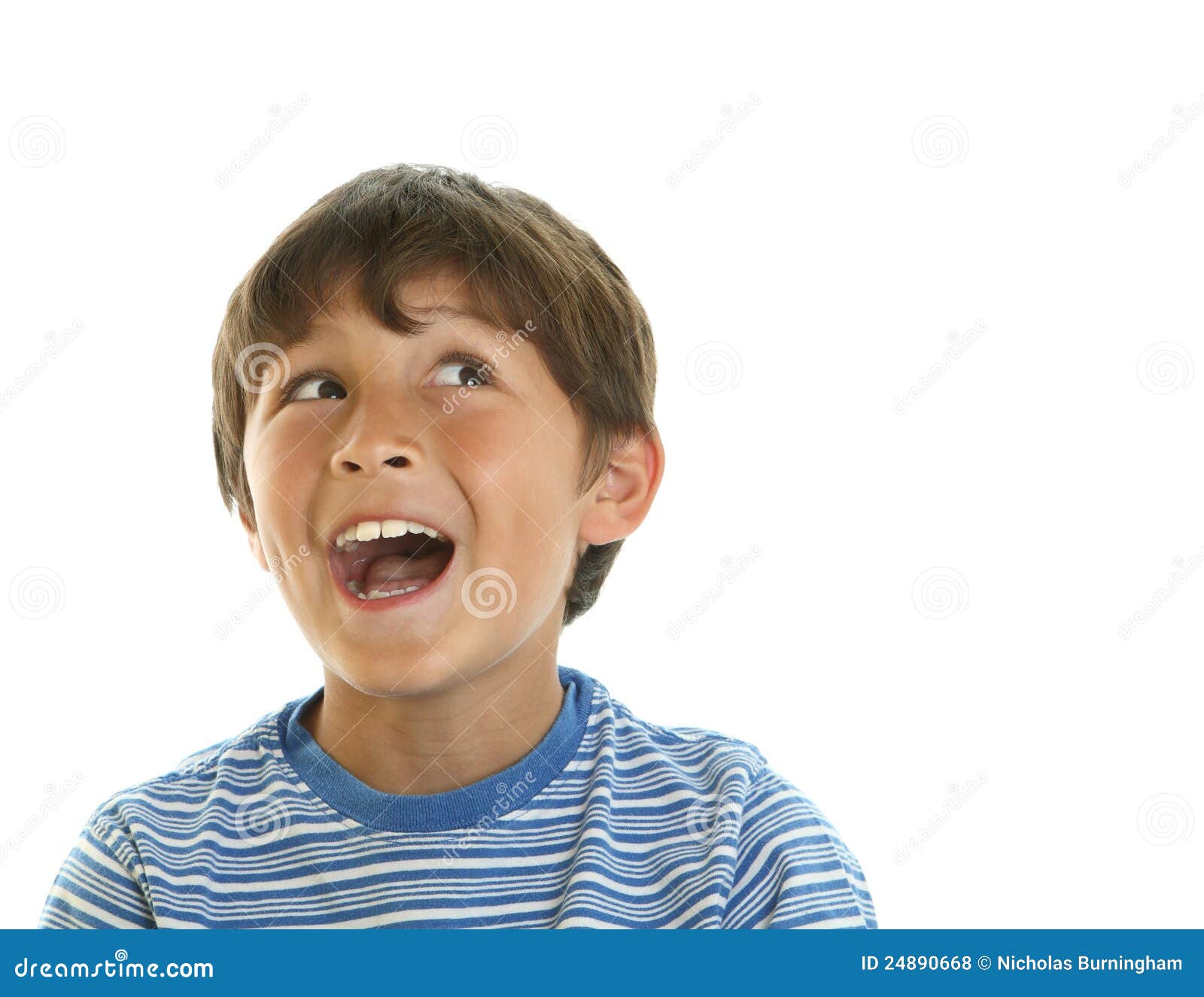 Portrait of Young Happy Boy Stock Photo - Image of young, expression ...