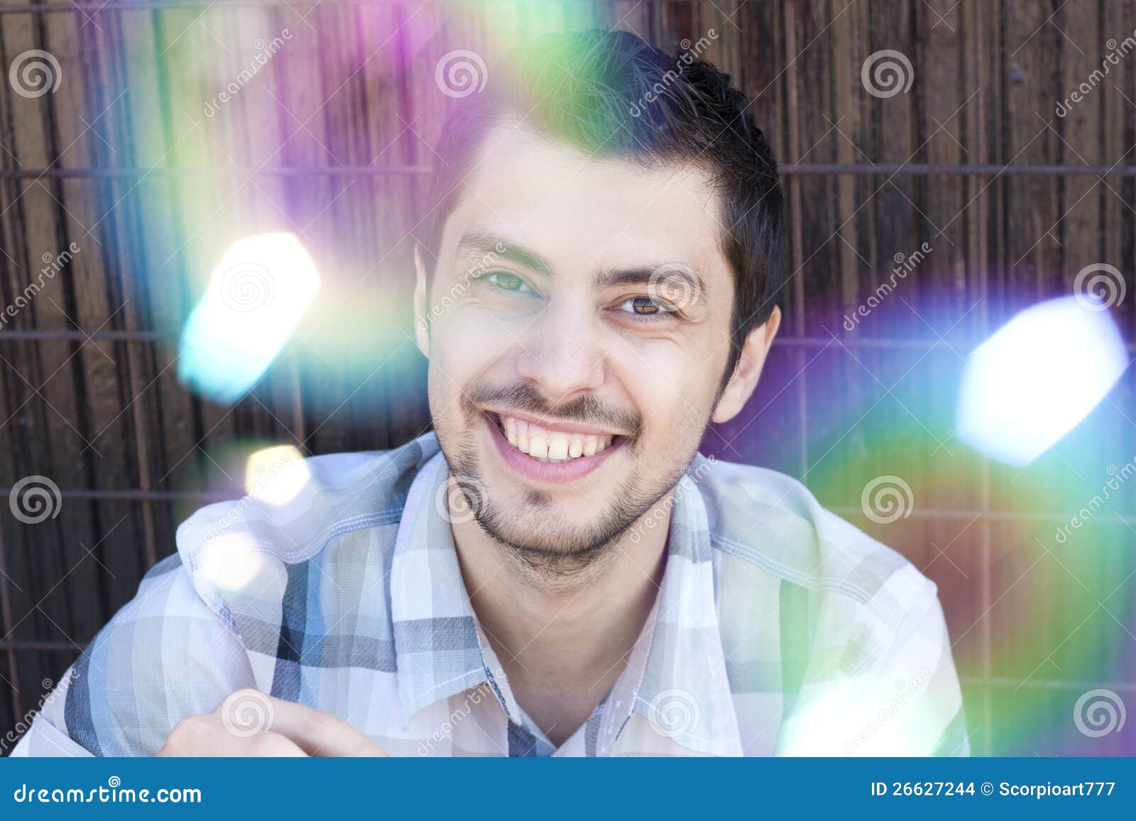 Portrait of Young Happy Smiling Man Stock Photo - Image of handsome ...