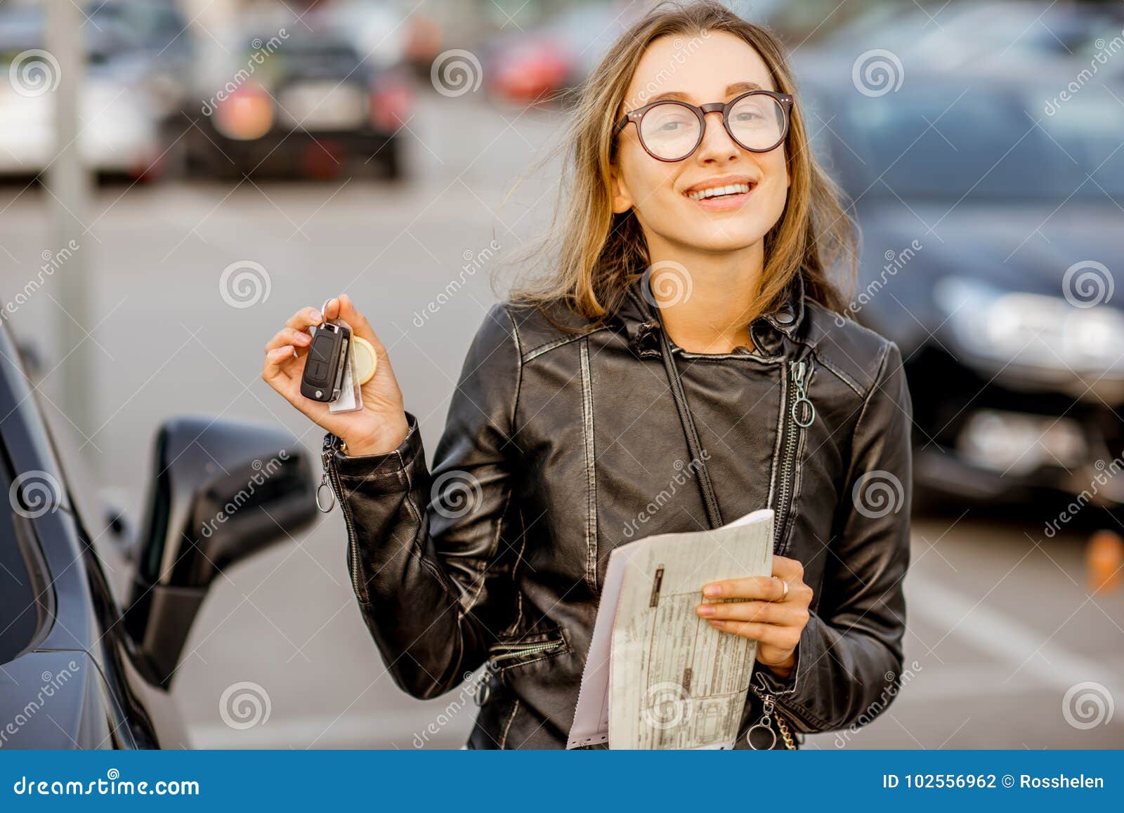 Woman renting a car stock photo. Image of sale, luggage - 102556962 Woman renting a car stock photo. Image of sale, luggage - 102556962