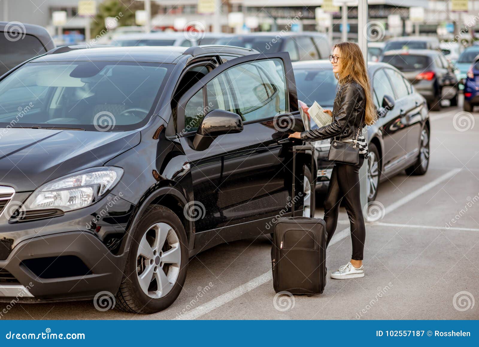 Woman renting a car stock image. Image of cheerful, journey - 102557187 Woman renting a car stock image. Image of cheerful, journey - 102557187