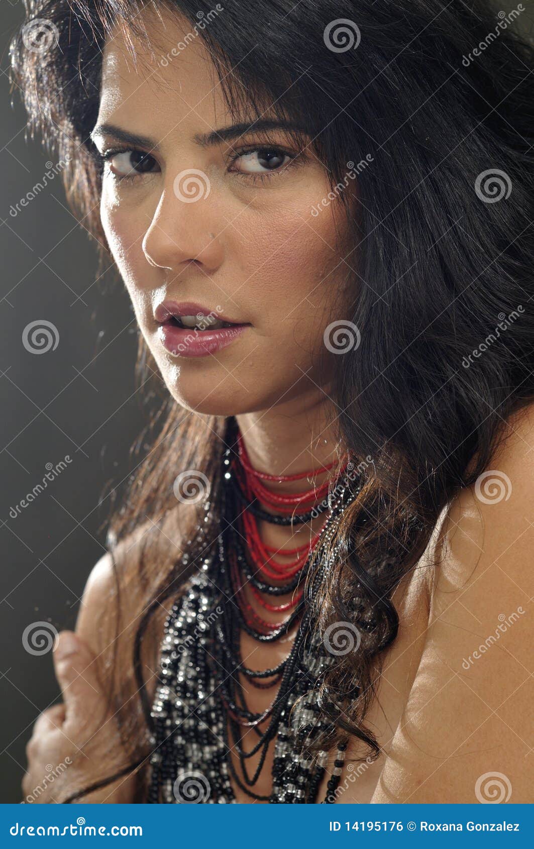 Portrait of Young Hispanic Beauty Stock Photo - Image of attitude ...