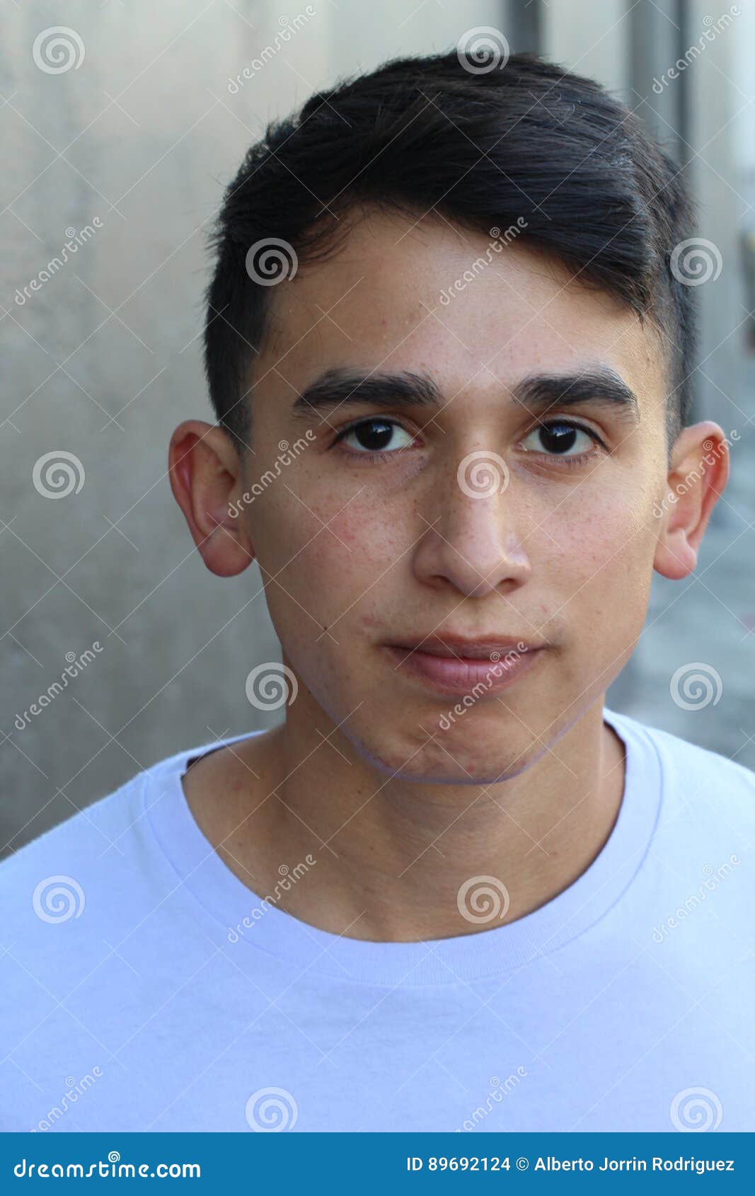 Portrait of a Young Hispanic Guy Stock Photo - Image of hispanic ...