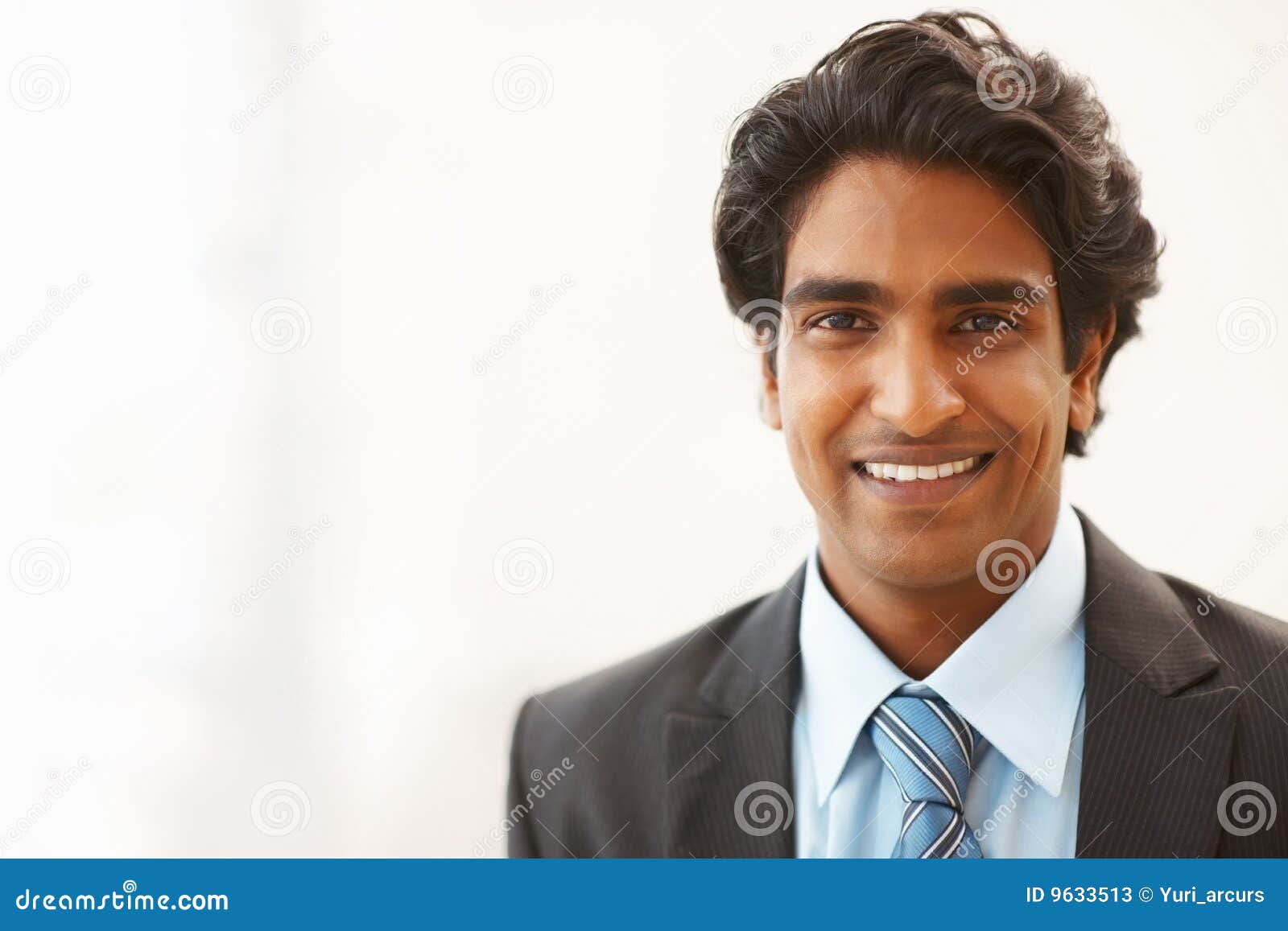 Portrait of a Young Indian Business Man Stock Image - Image of company ...
