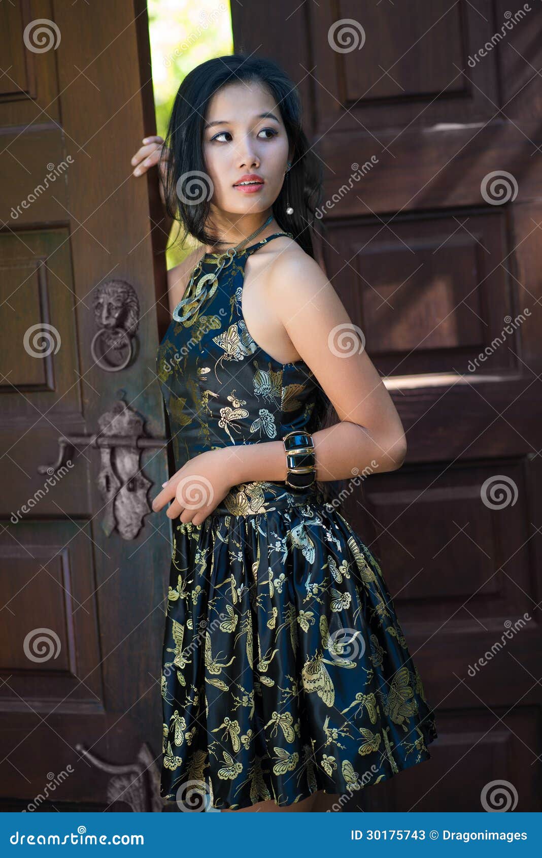 Summer lady stock image. Image of attractive, model, posing - 30175743