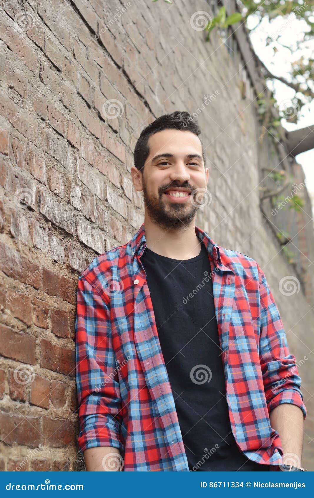 Portrait of a Young Latin Man. Stock Photo - Image of casual, person ...
