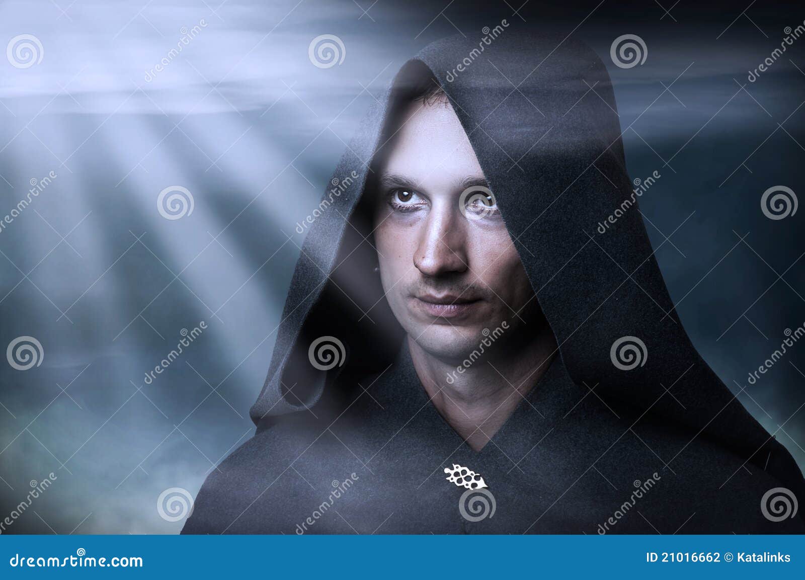 Portrait of Young Magus he See the Light of Star Stock Photo - Image of ...