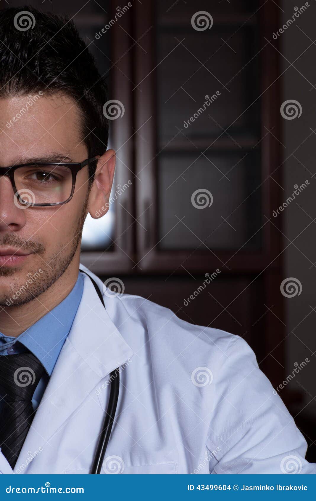 Portrait of Young Male Doctor Stock Photo - Image of beauty, hospital ...