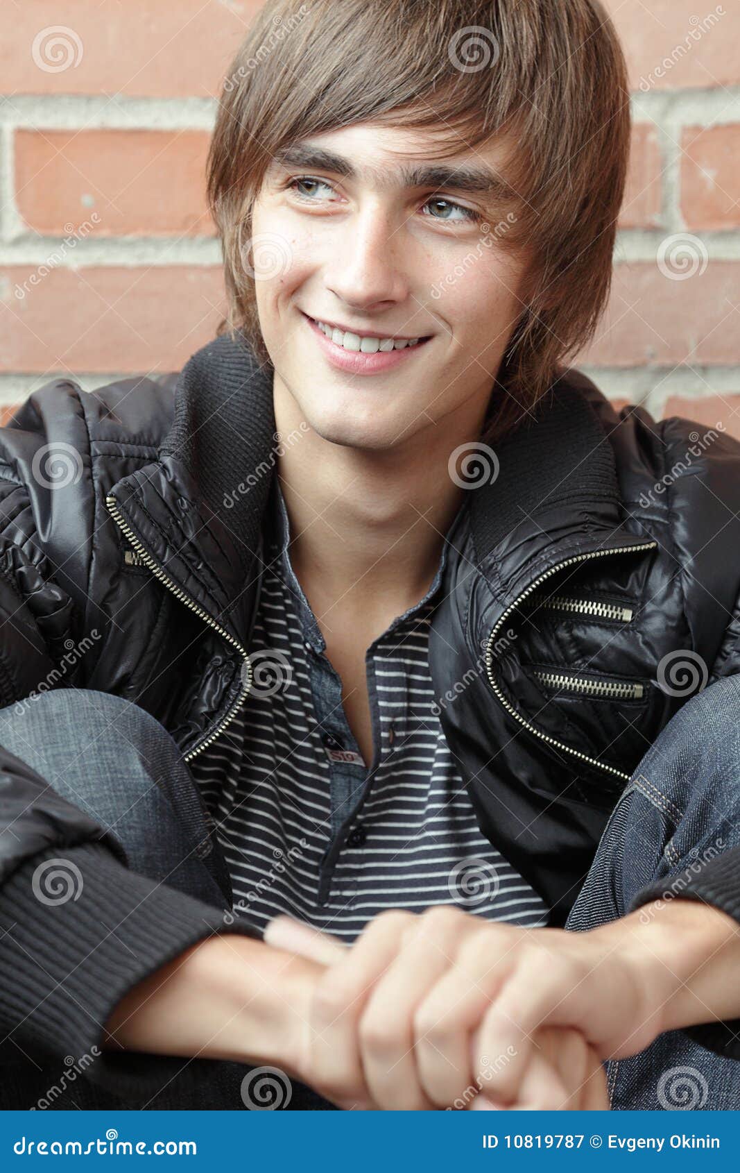 Portrait of the young man stock image. Image of adolescence - 10819787
