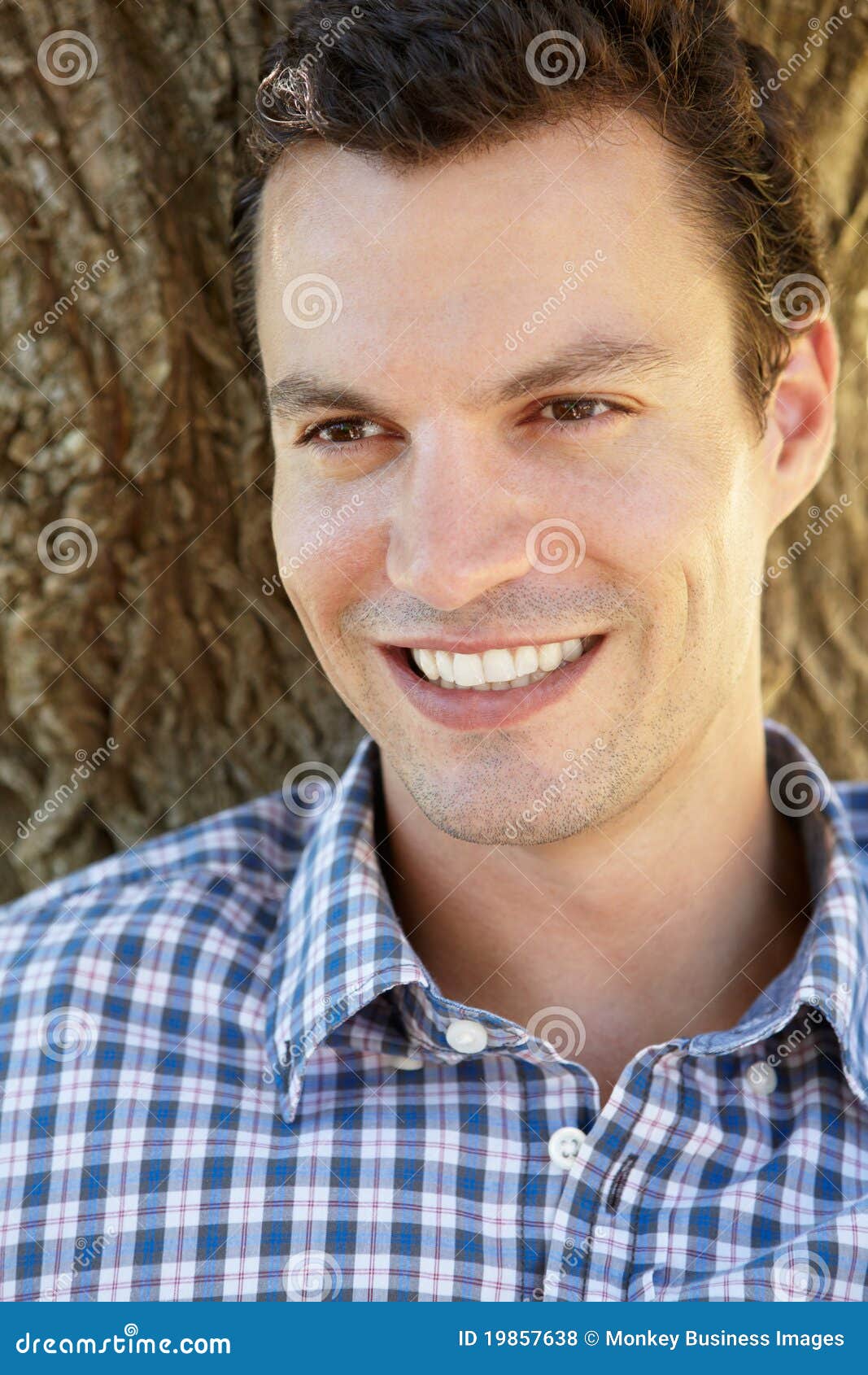Portrait of young man stock photo. Image of smiling, relaxed - 19857638