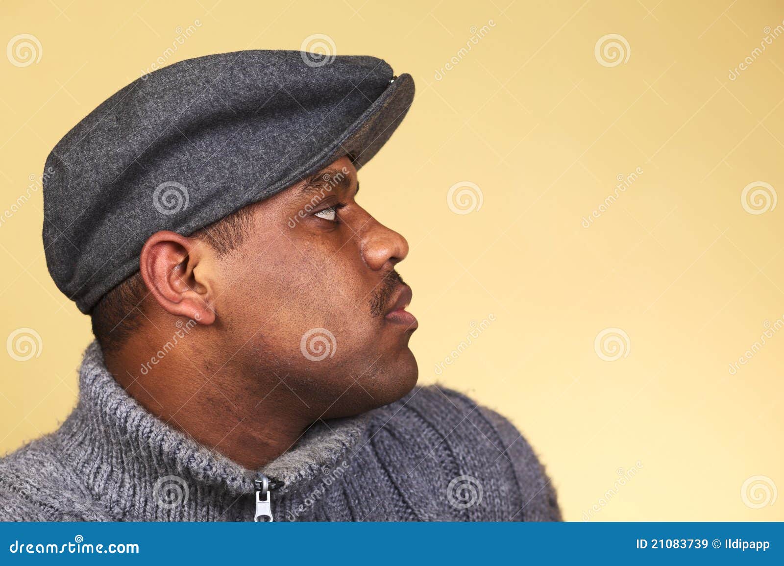Portrait of a Young Man of African Descent Stock Image - Image of ...