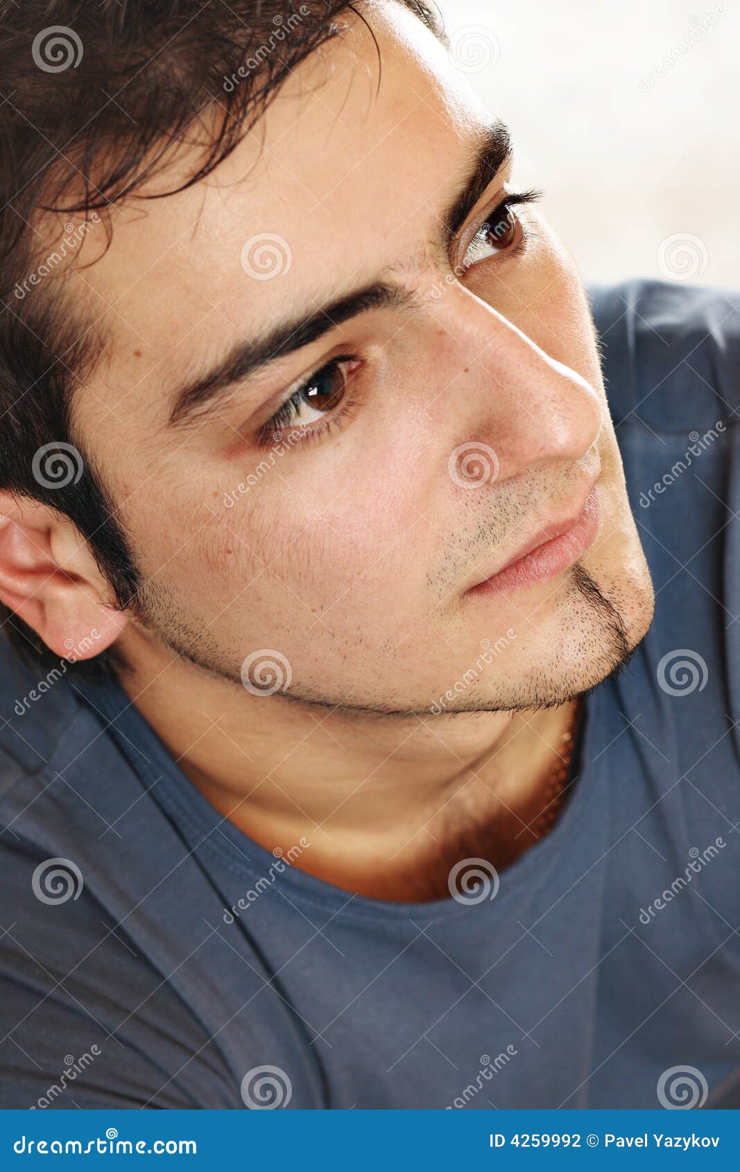 Portrait of a Young Man with an Attitude Stock Photo - Image of ...