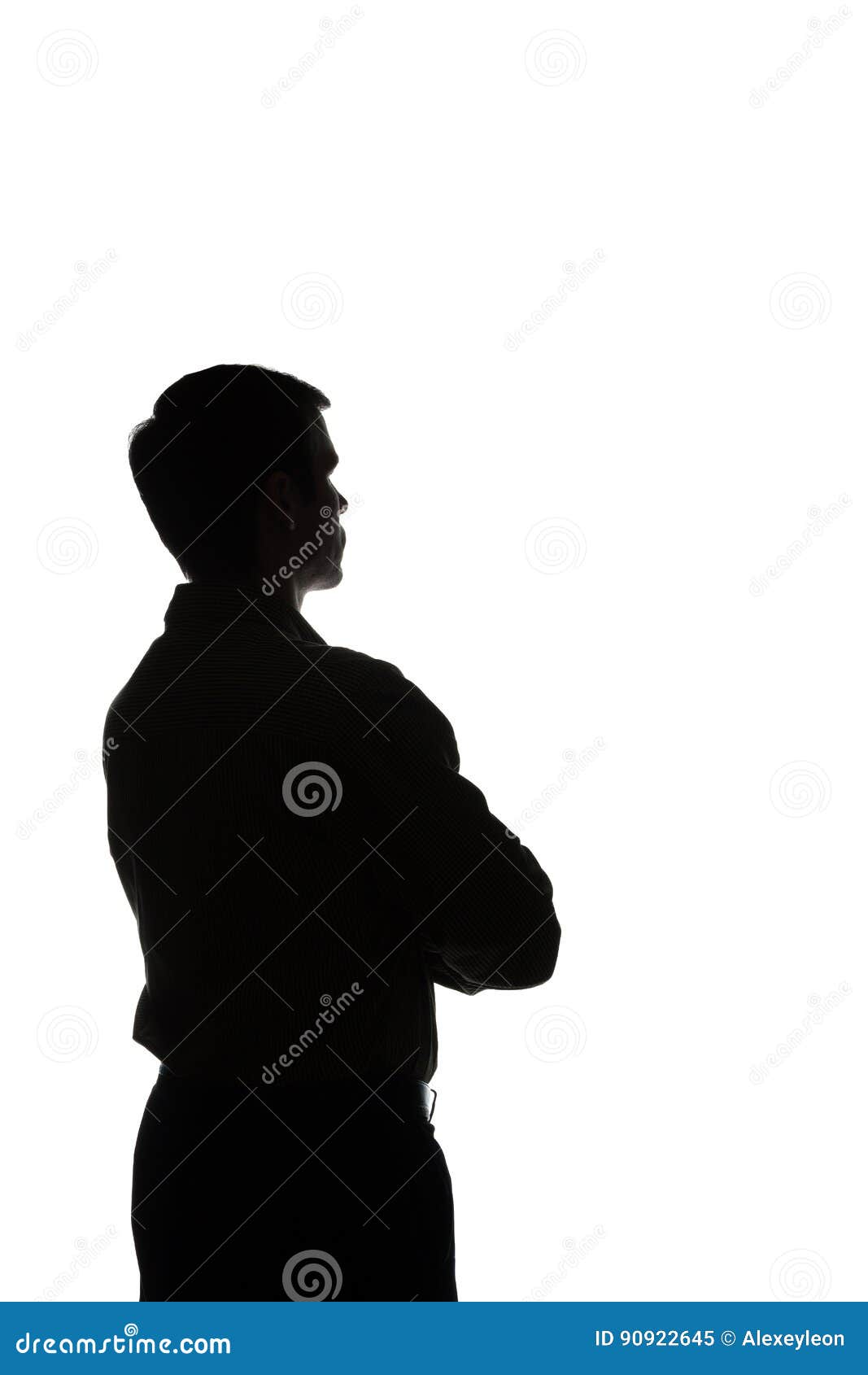 Portrait of a Young Man, Back View Stock Image - Image of thinking ...