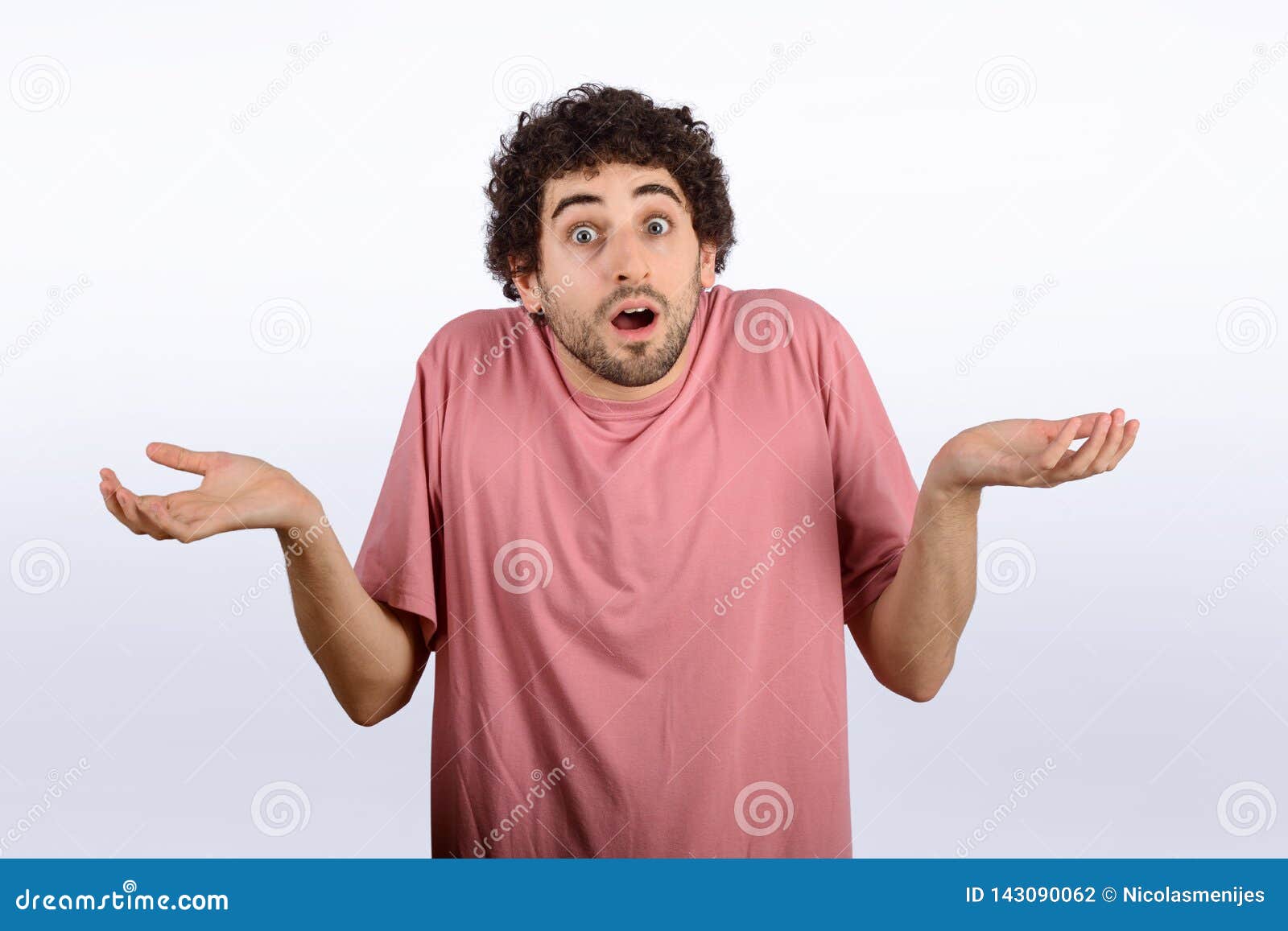 Young Man with Confused Expression Stock Photo - Image of problem ...