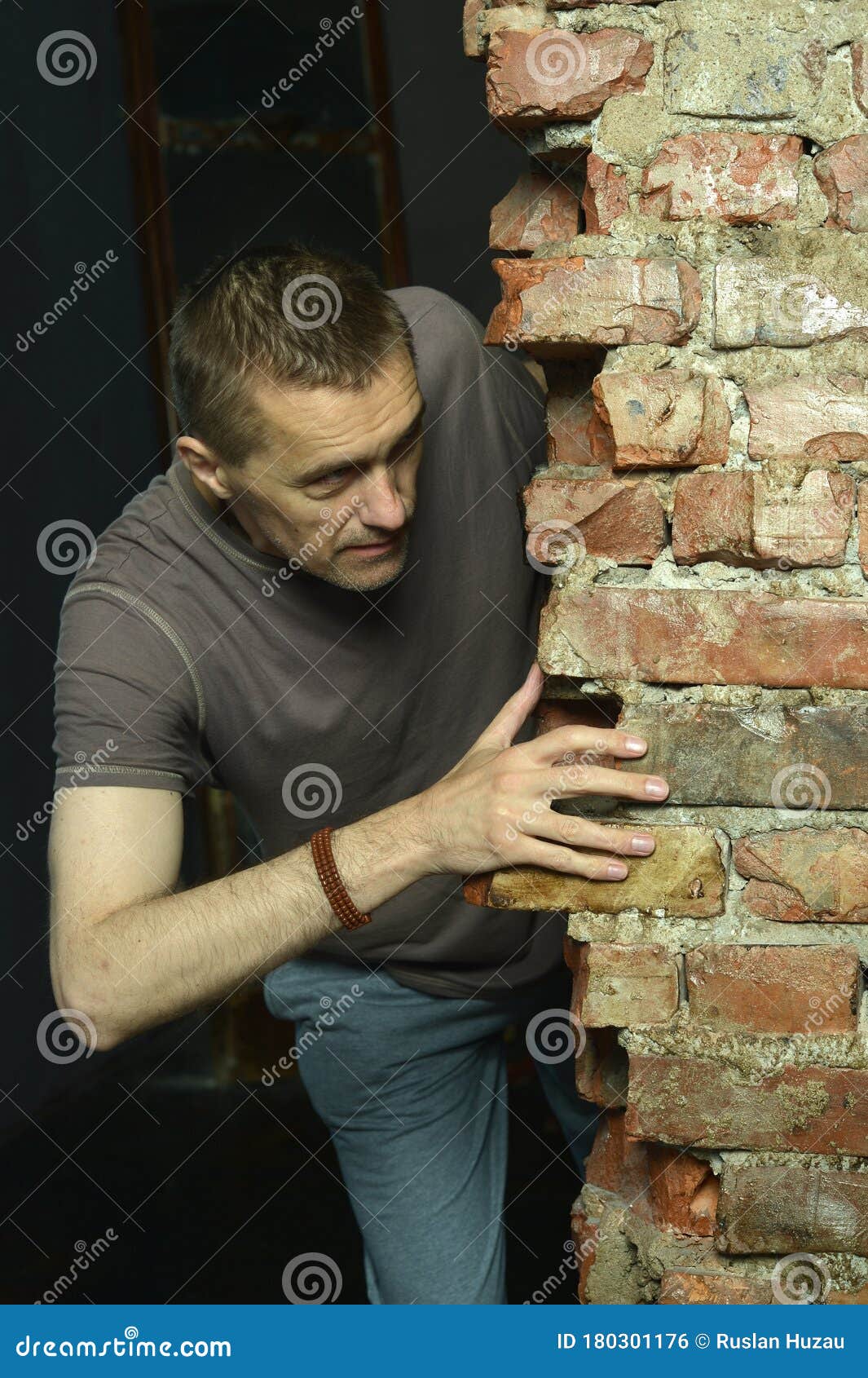 Portrait of Young Man Criminal in Prison Stock Photo - Image of ...
