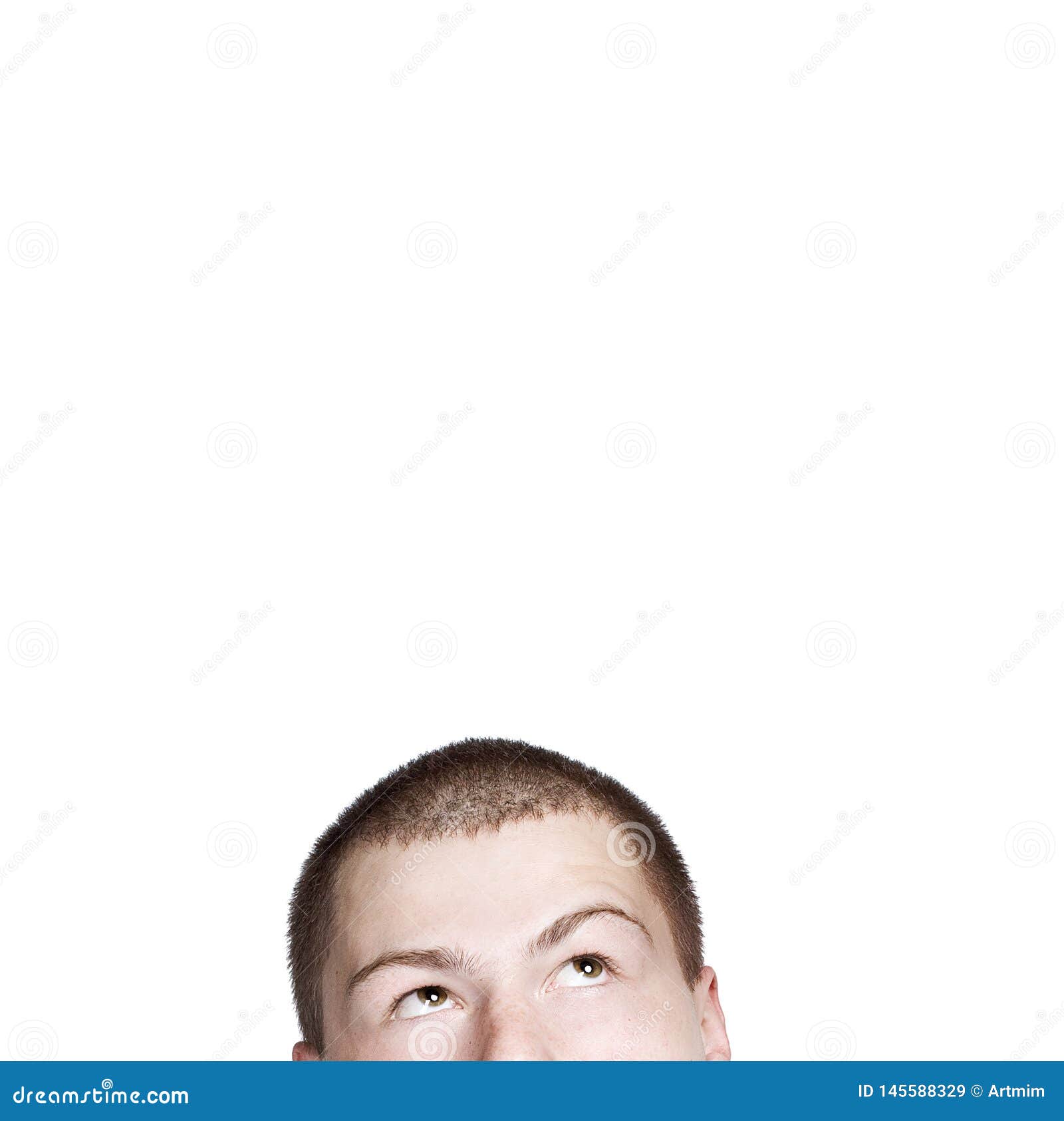 Portrait of Young Man. Facial Expression Stock Image - Image of mood ...