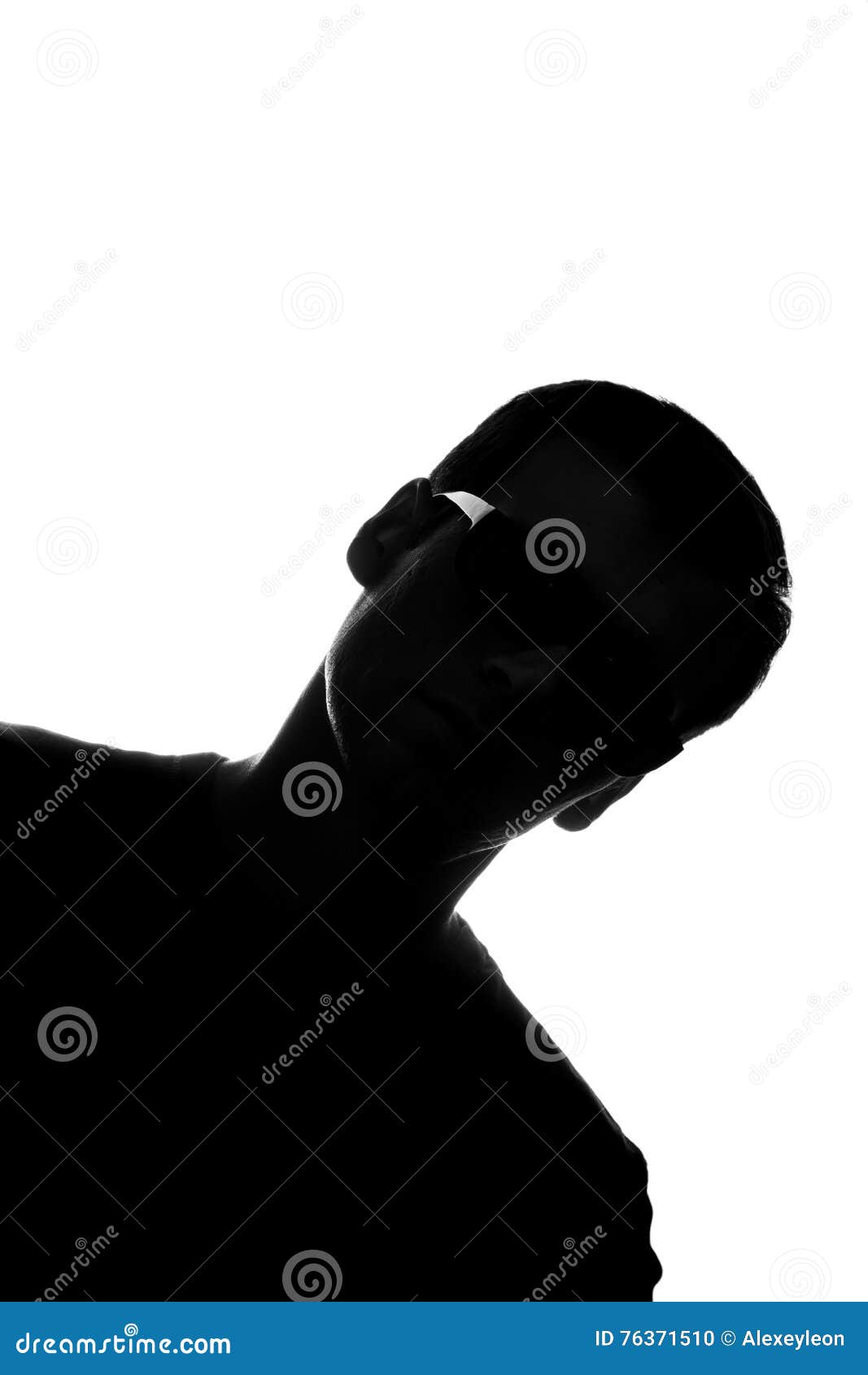 Portrait of a Young Man in Front View Stock Photo - Image of ...