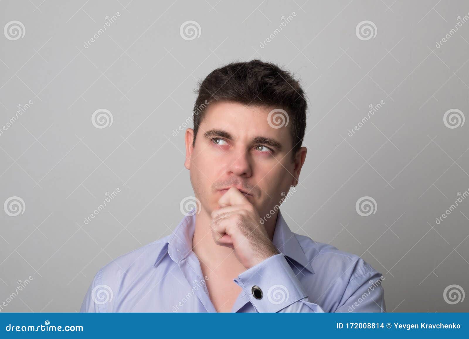 Portrait of a Young Man. Positive Guy Stock Photo - Image of adult ...