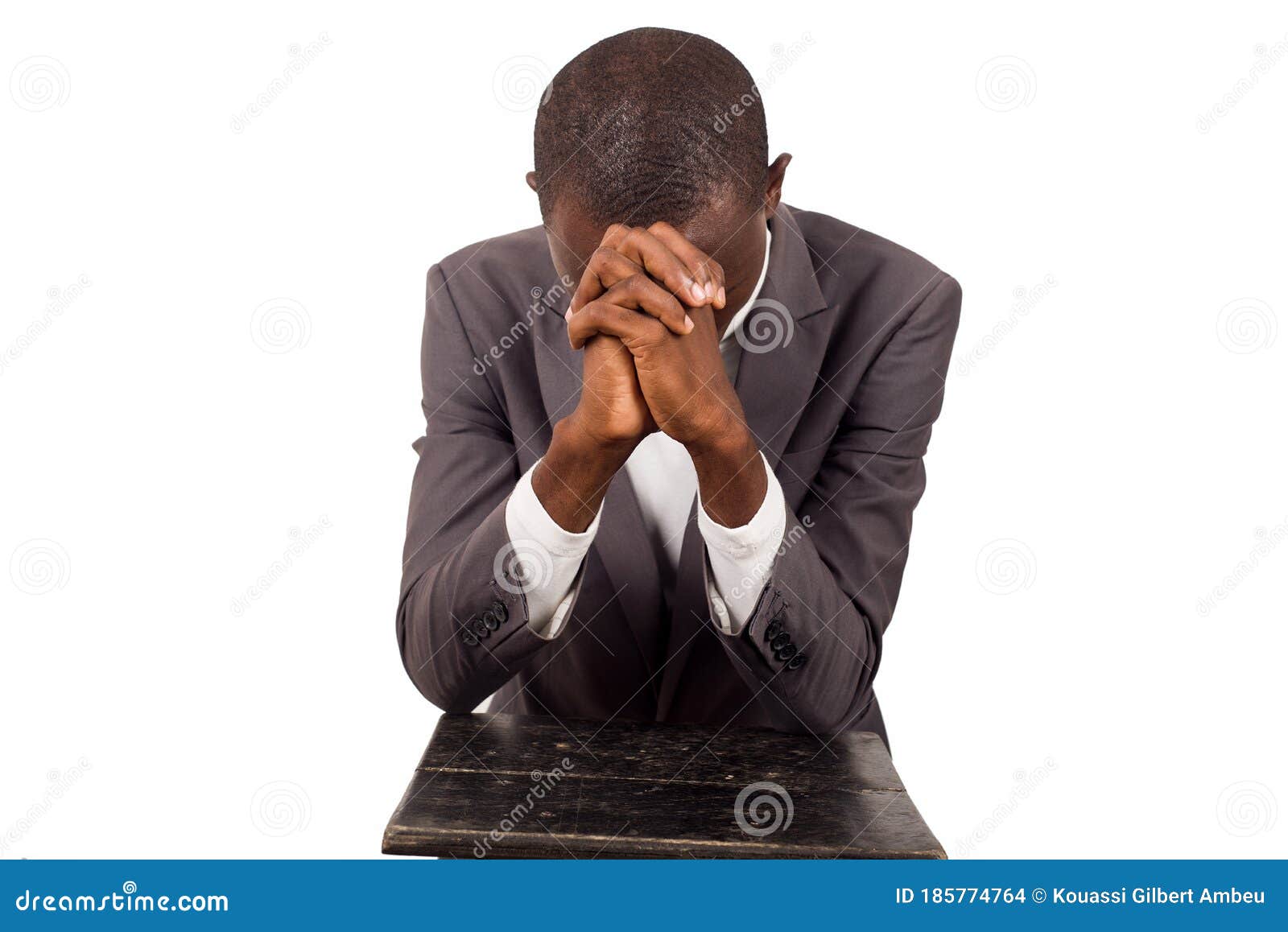 Portrait of Young Man Praying Stock Photo - Image of holy, catholicism ...