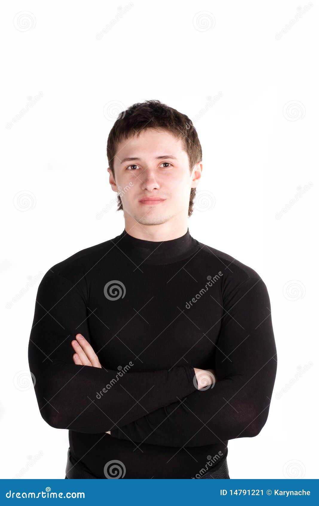 Portrait of a Young Man.white Background Stock Image - Image of life ...