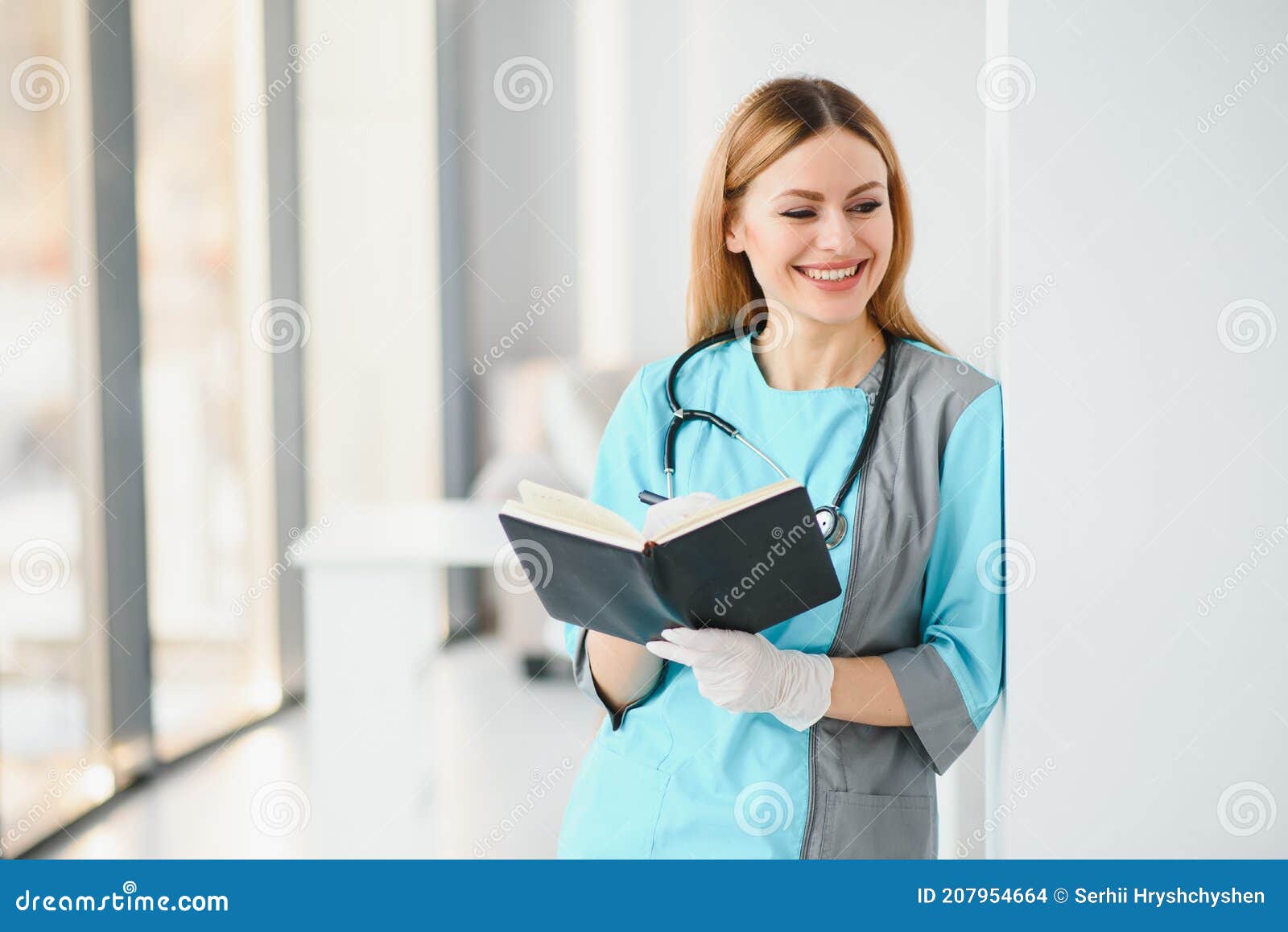 Portrait of a Young Medical Worker with Positive Attitude Stock Photo ...