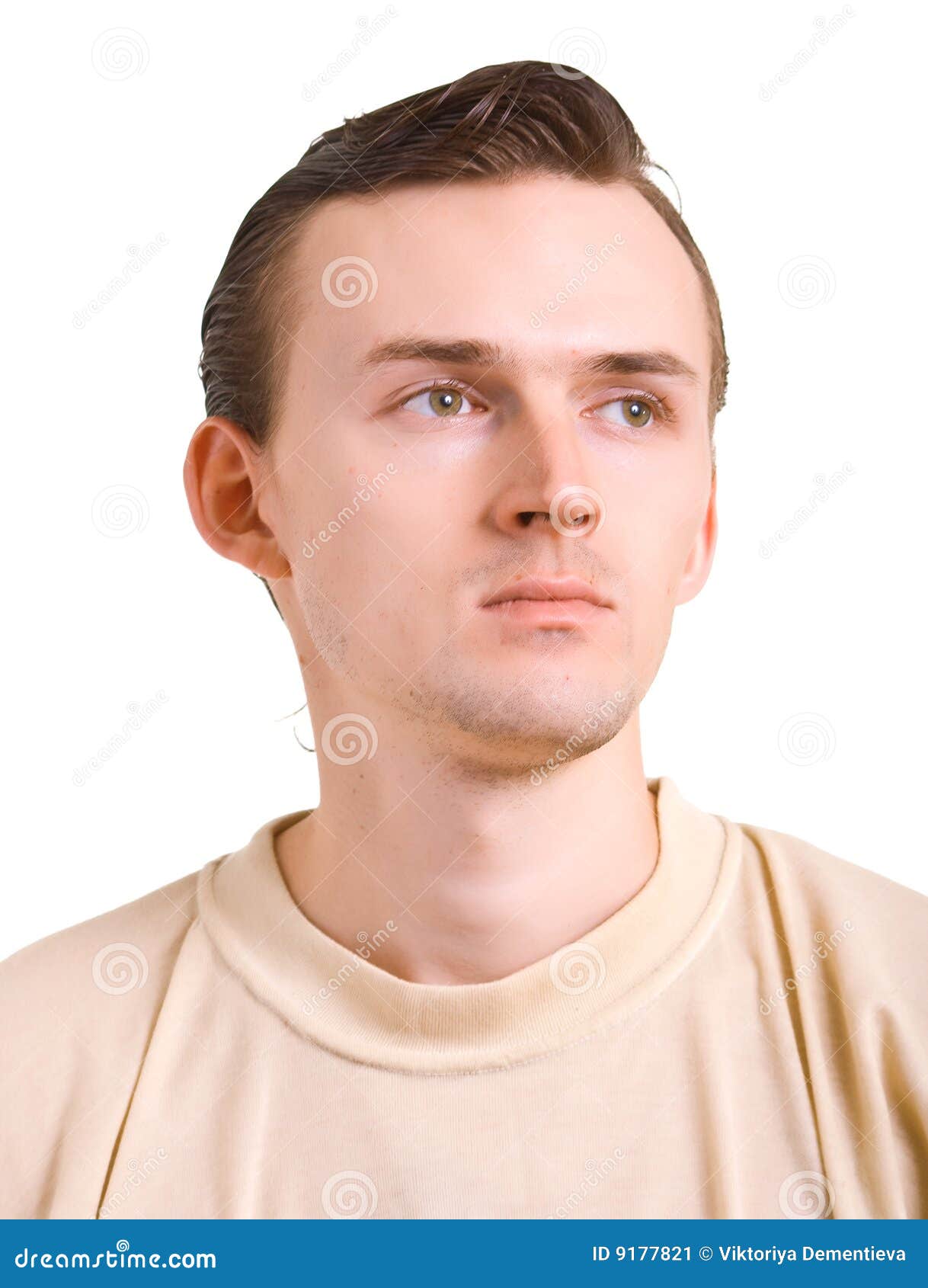 Portrait of a young men stock image. Image of isolated - 9177821