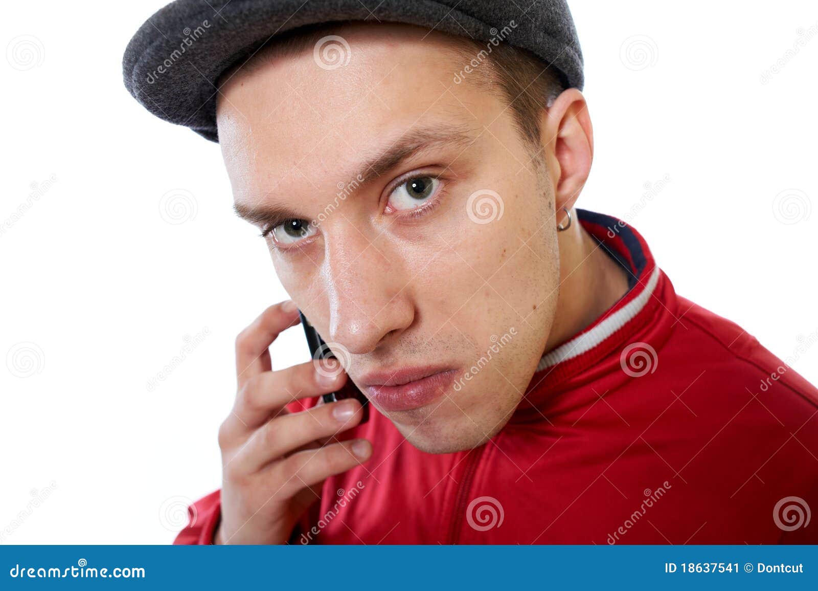 Portrait of a Young Mobster Stock Image - Image of clothes, evil: 18637541