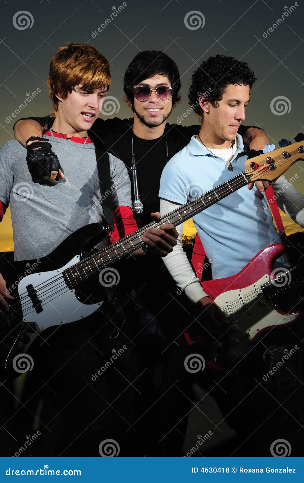 Portrait of Young Musicians Stock Photo - Image of concept, band: 4630418