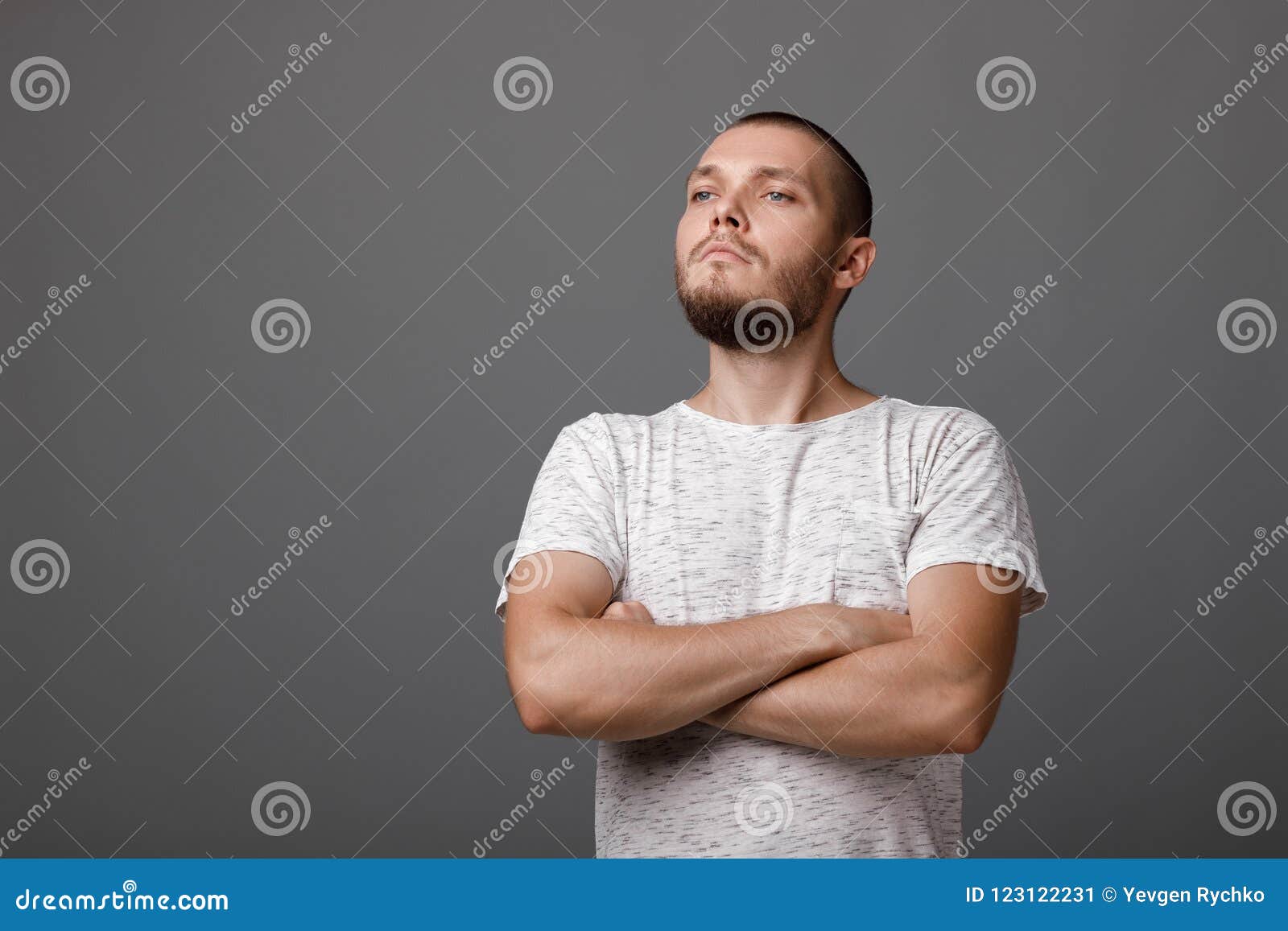 Portrait of Young Proud Man Stock Image - Image of shirt, healthy ...
