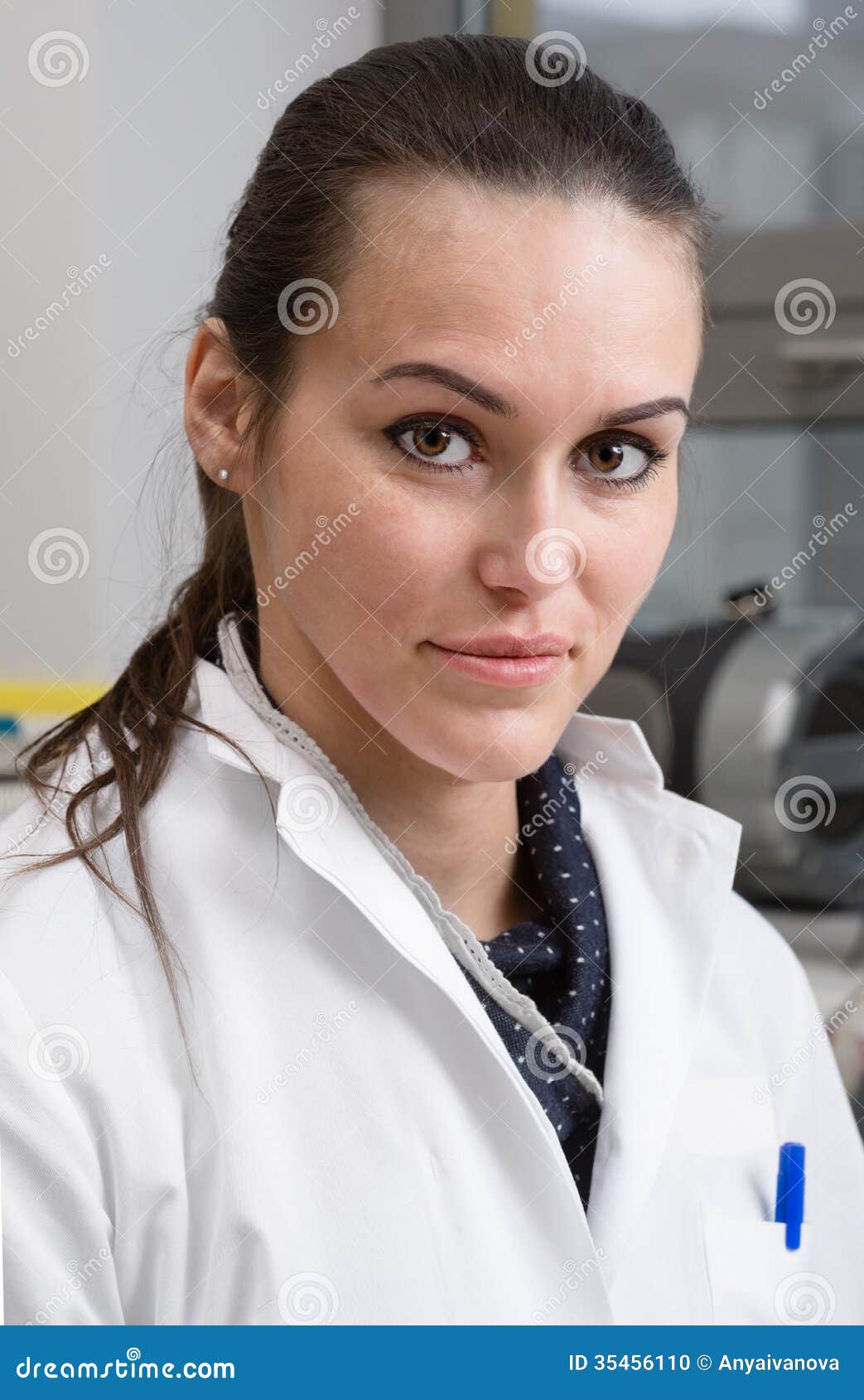 Portrait of a Young Scientist Stock Photo - Image of assistant, student ...