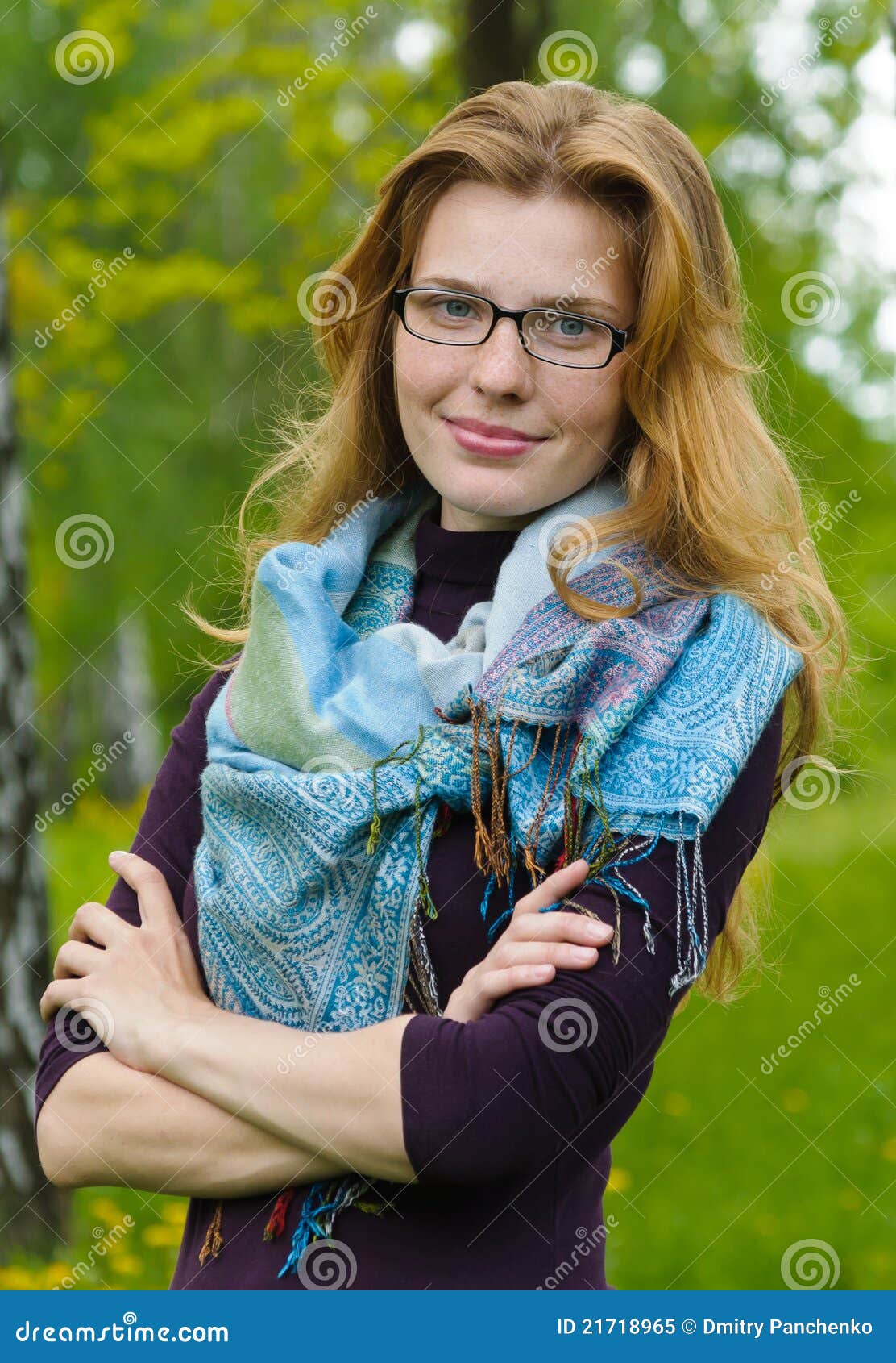 Portrait of Young Serious Woman Stock Image - Image of closeup ...