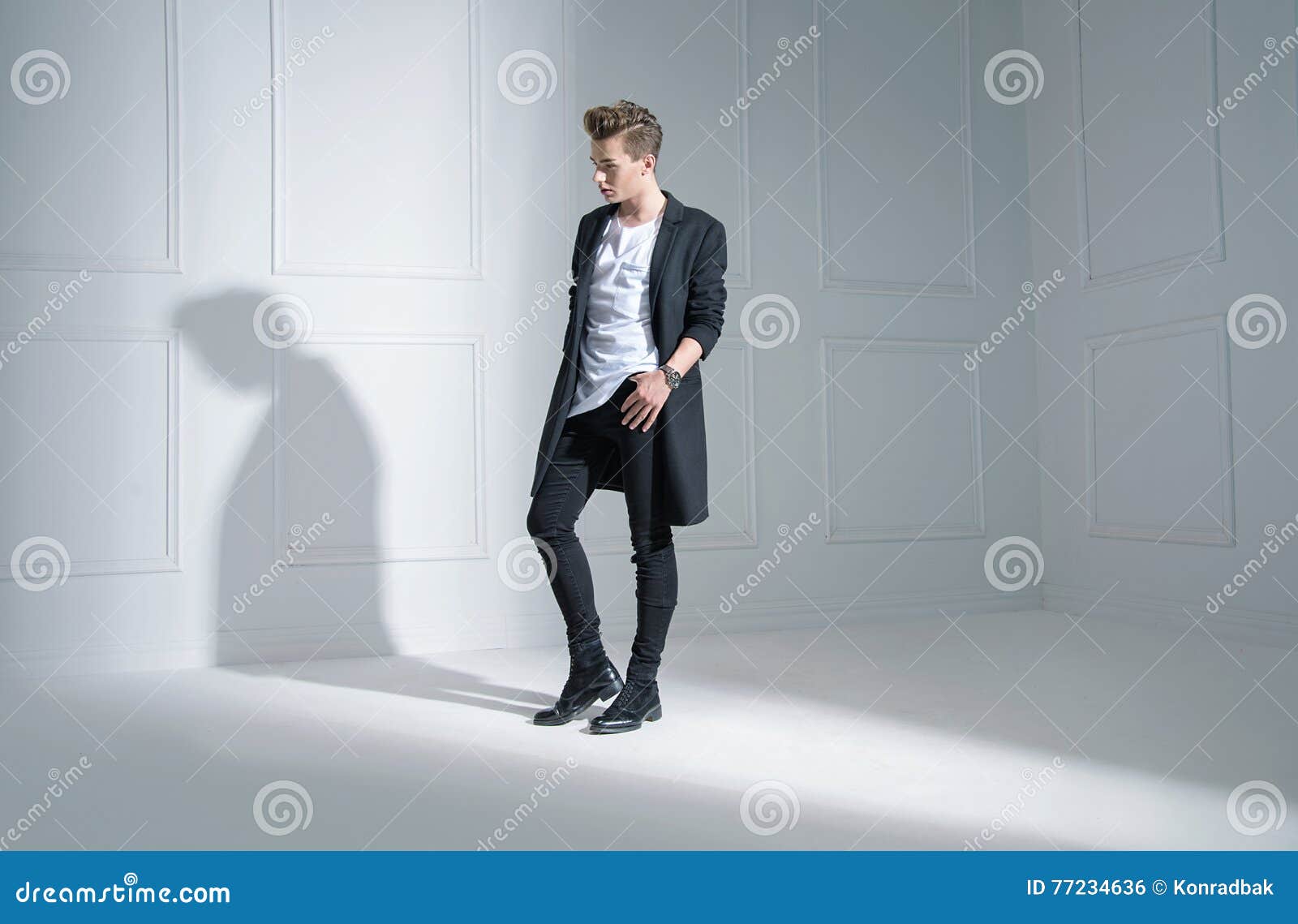 Portrait of a Young Smart Guy Stock Photo - Image of eyes, portrait ...